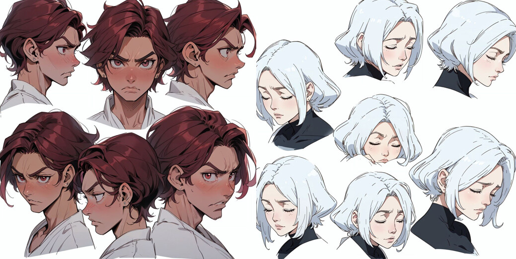 4K Anime Reference Art for Artists and Enthusiasts - 397 Anime Multiple ...