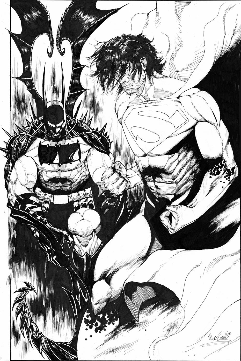 ArtStation - Absolute Batman and Superman