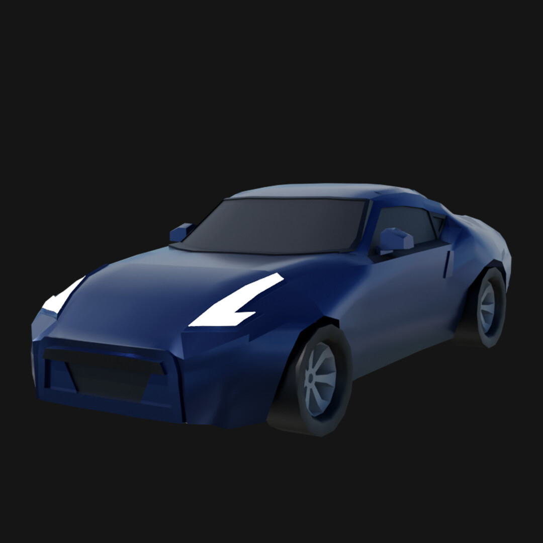 ArtStation - Low Poly Car Model