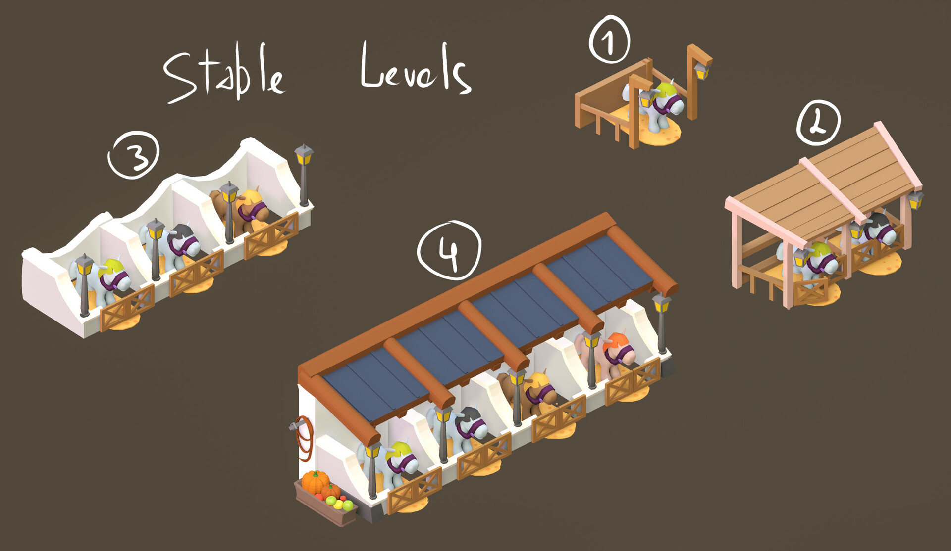 ArtStation - Regency Horse Range