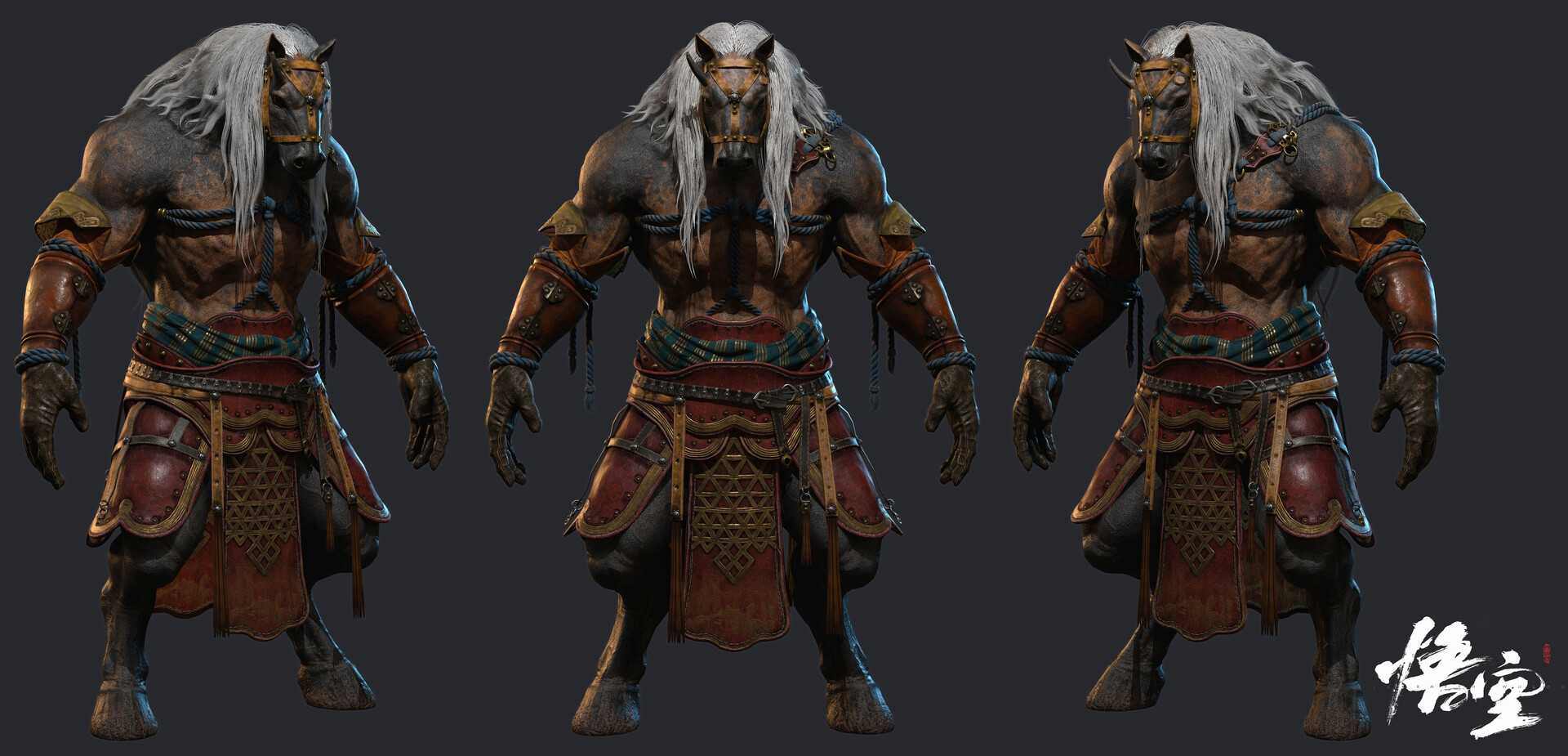 huan gugu - wukong Character Modeling——马哥