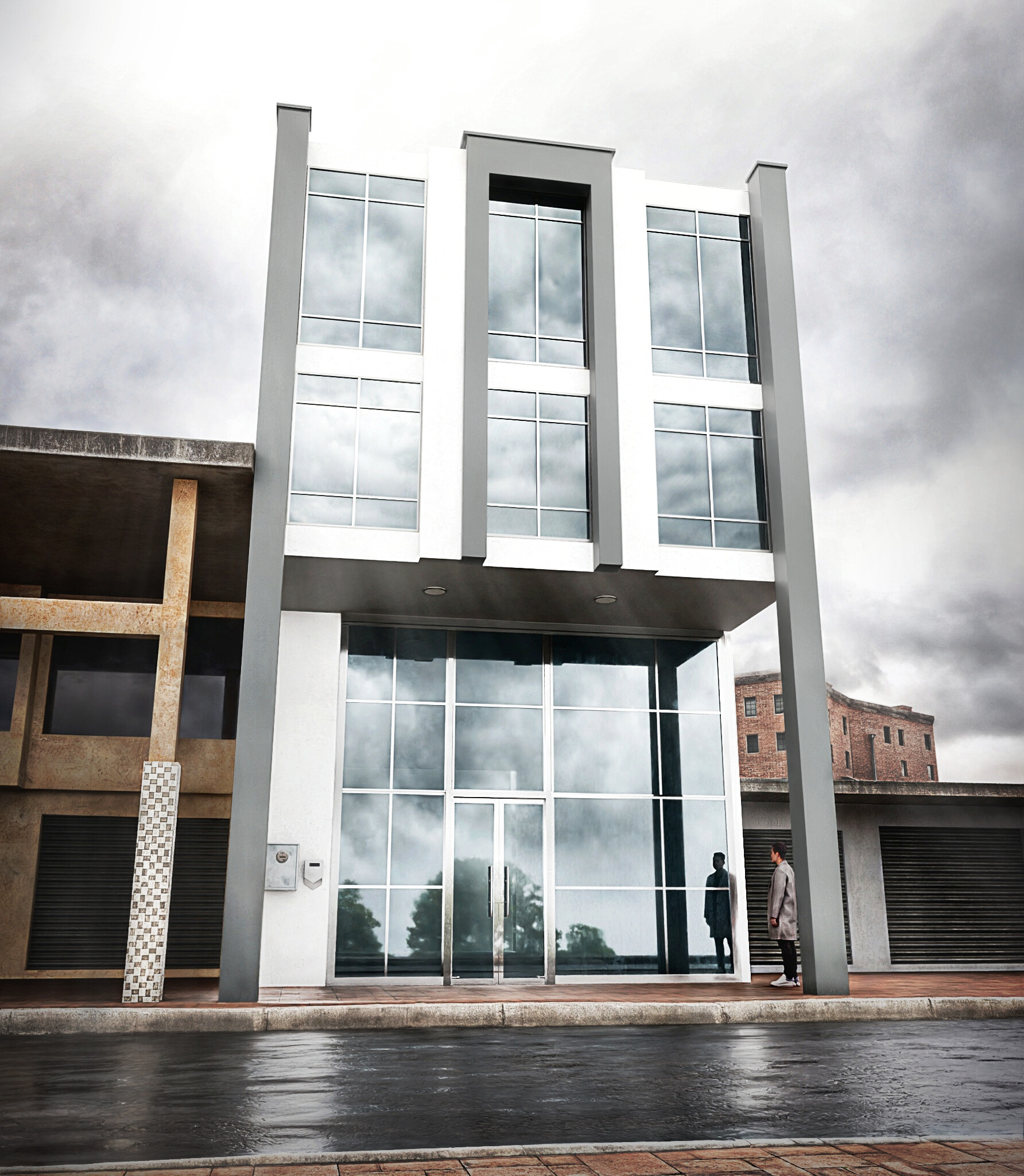 ArtStation - Building Render - (Proposal from an architect)