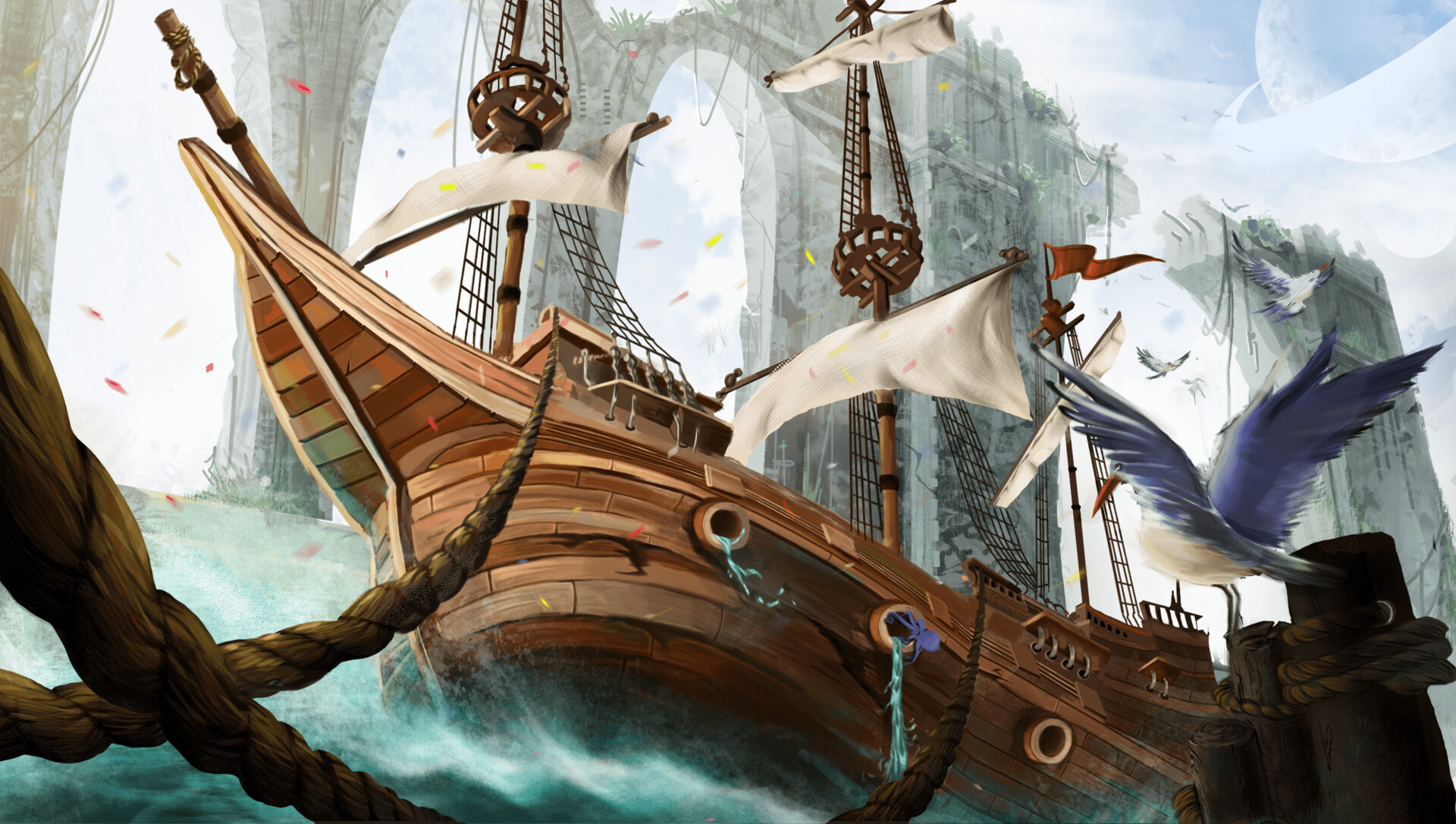 ArtStation - Hip set sail