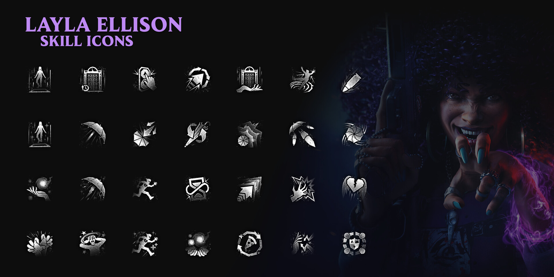 Dan Gilmore - Redfall: UI Icons