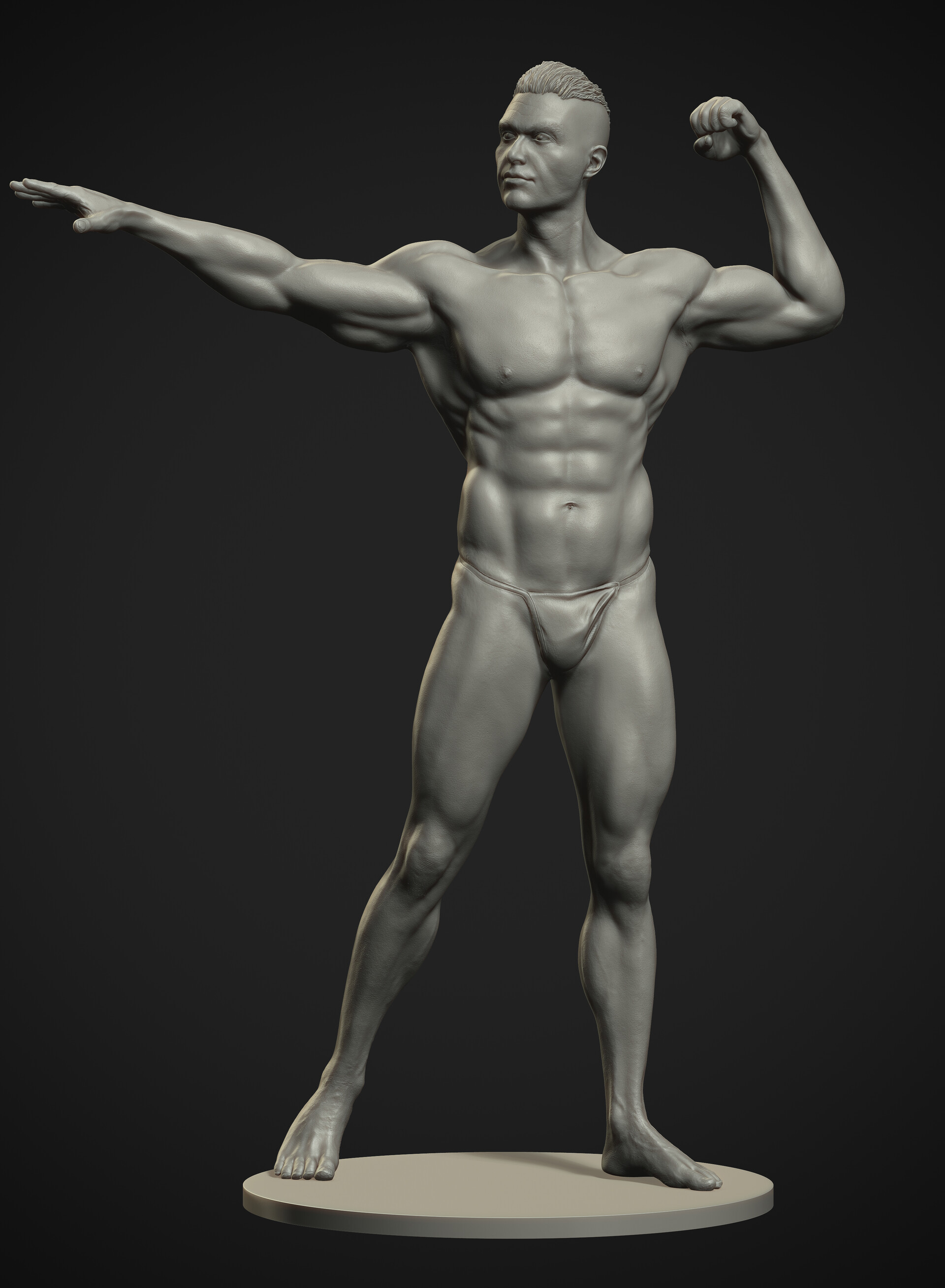 ArtStation - Male Anatomy Pose