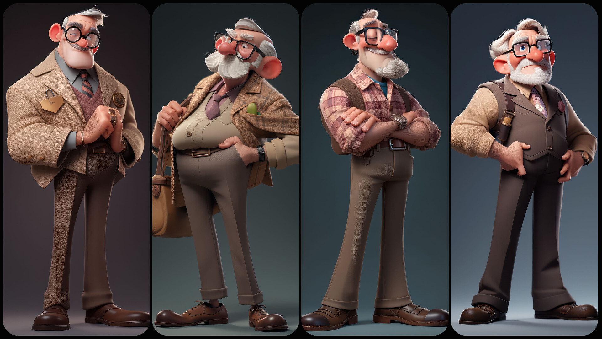 Ferial Studio - 🔹240 Mayor - Stylized Character Reference Image Pack v ...