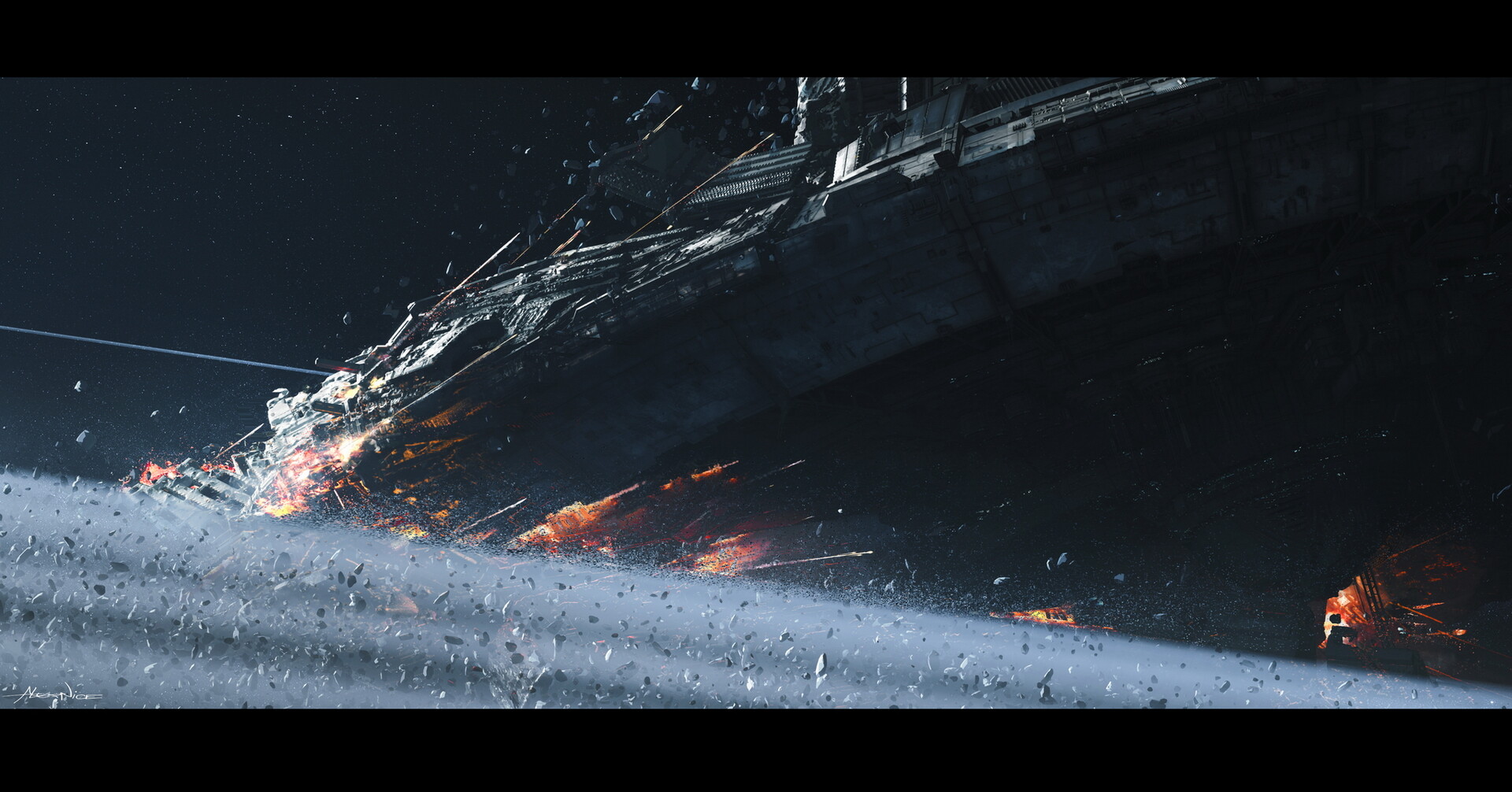 Alex Nice - Alien: Romulus Renaissanse Space Station Crash