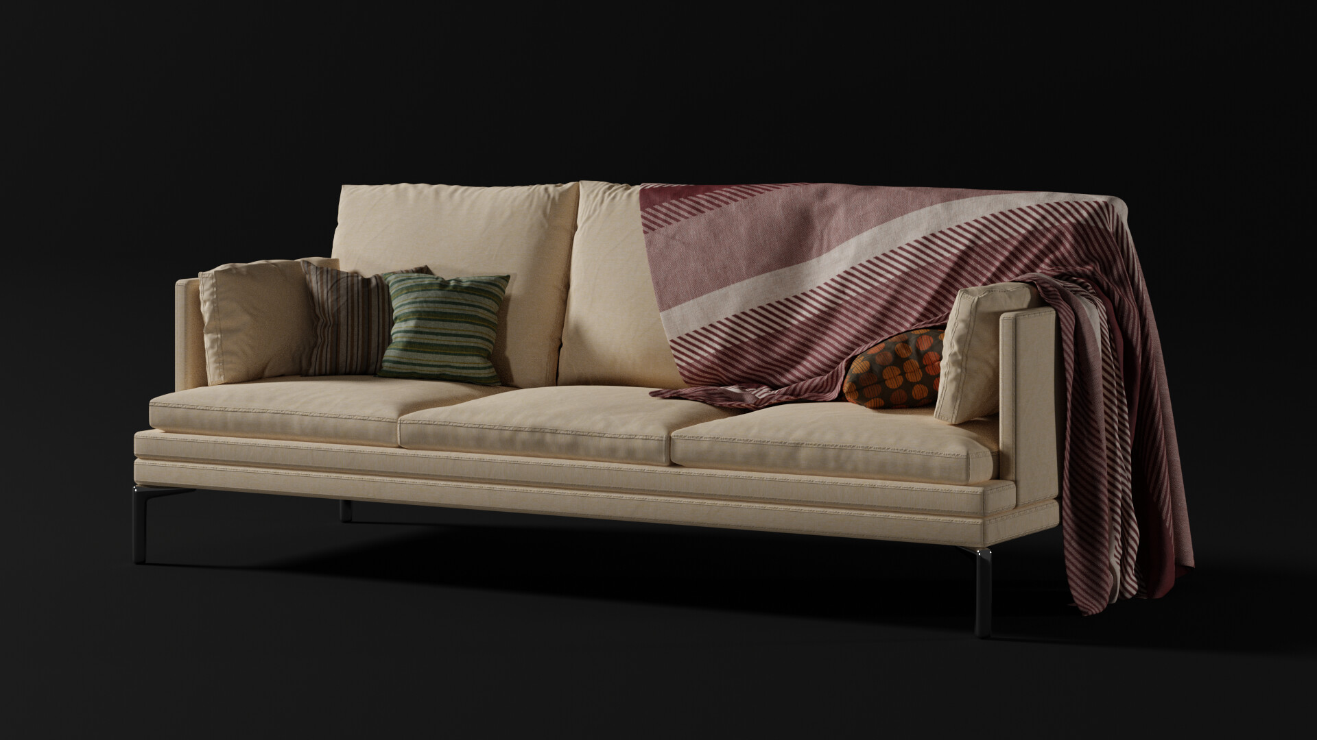 ArtStation - Zanotta William Couch - Based on BlenderGuru's Tutorial