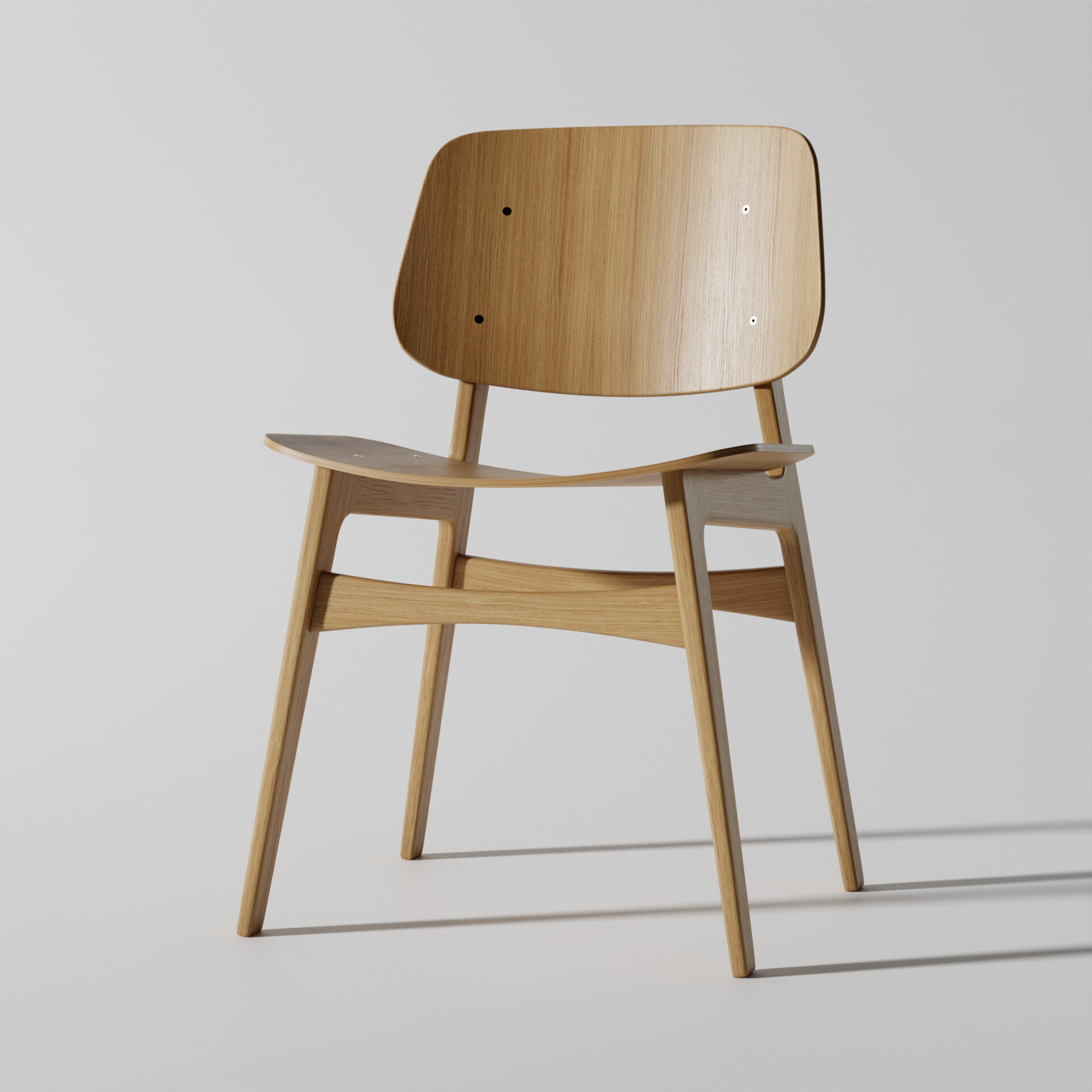 ArtStation - Soborg Chair - Based on BlenderGuru's Tutorial