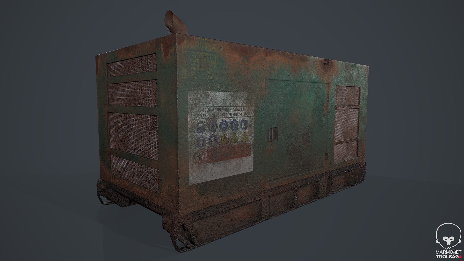 ArtStation - The Rusted Heart: Abandoned Generator
