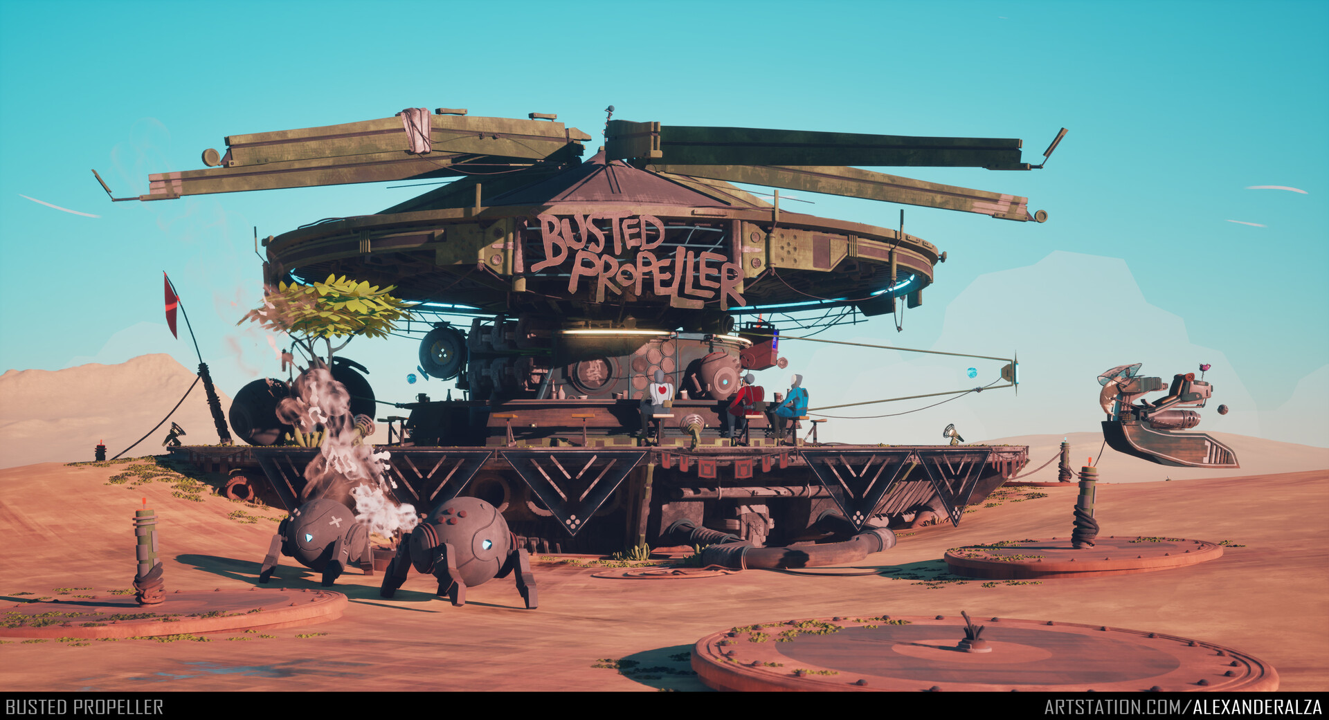 ArtStation - Busted Propeller