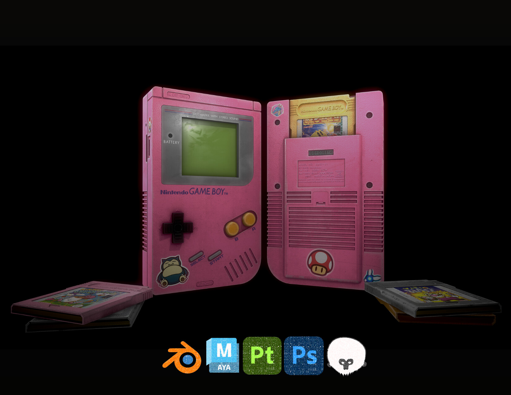 ArtStation - Nintendo GameBoy - Color