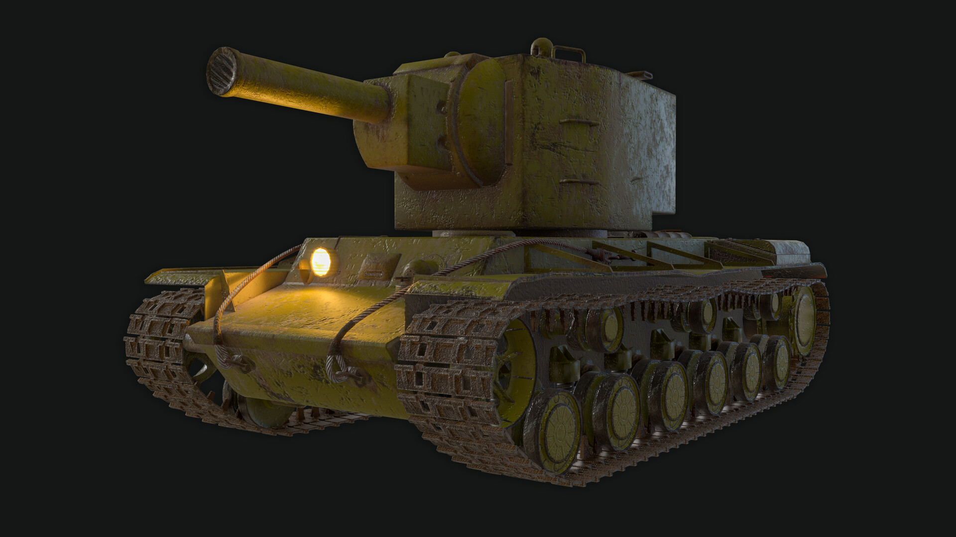 ArtStation - KV-2 WW2 Soviet heavy tank