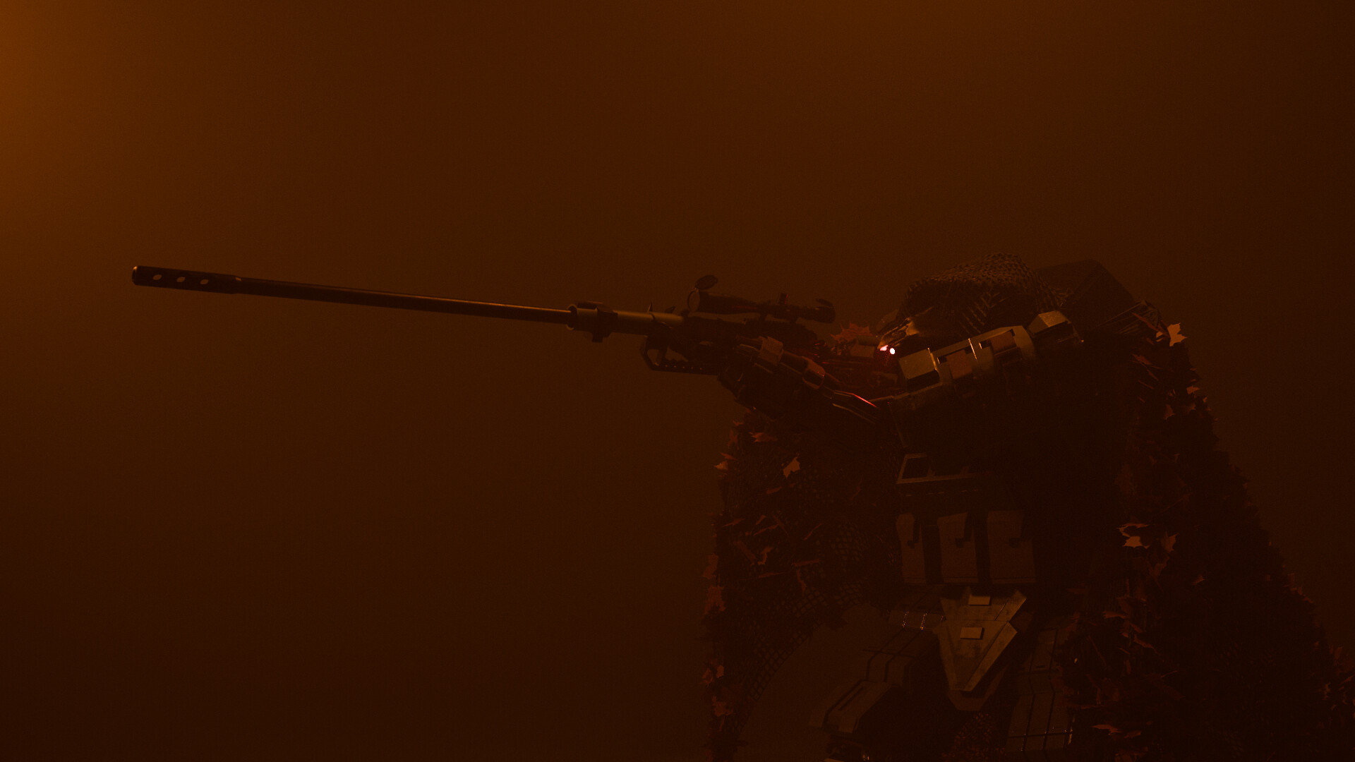 ArtStation - FEAR Sniper-Mecha Character