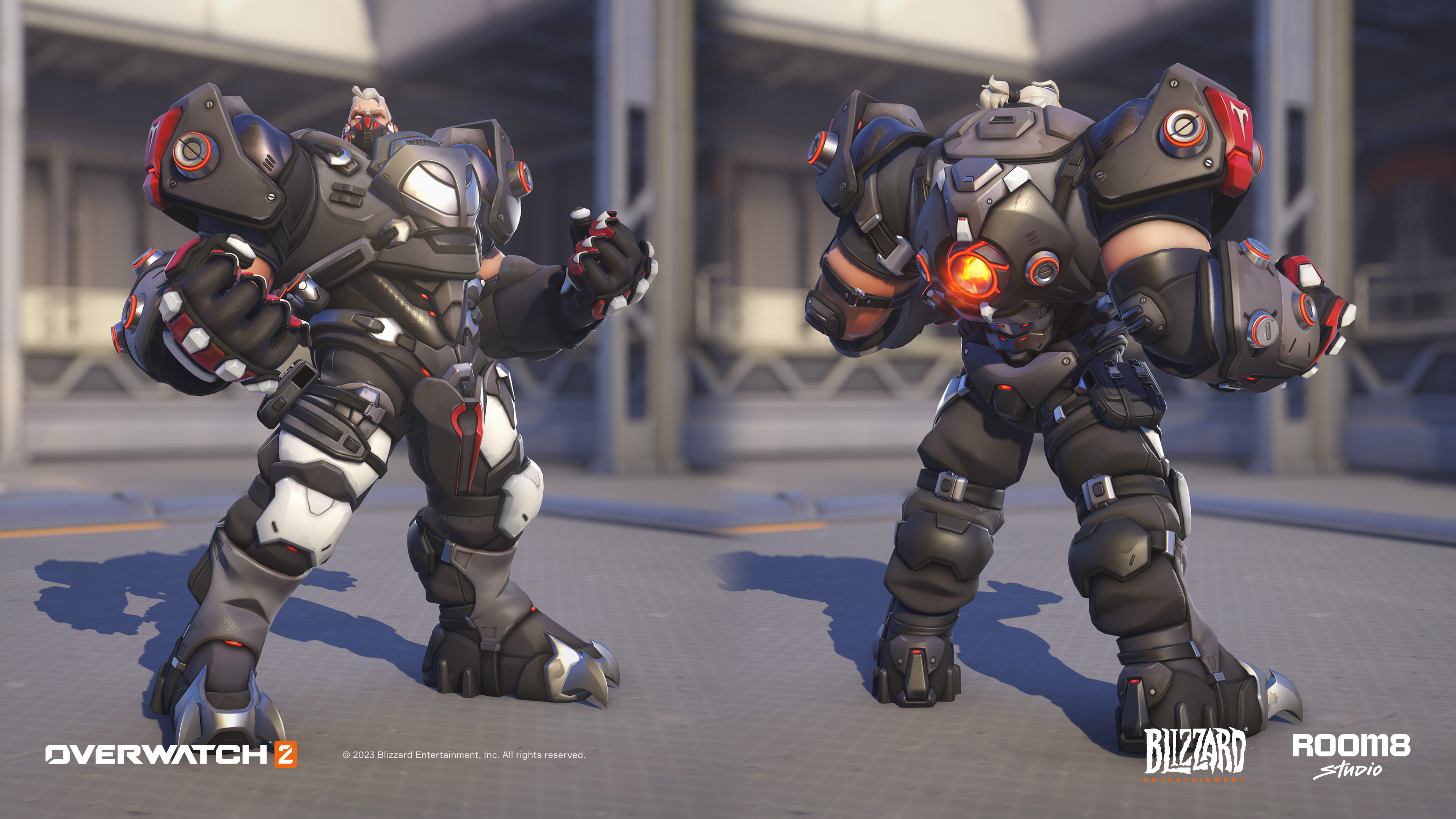 Room 8 Studio - Portfolio - Reinhardt Fallen Knight (Overwatch 2)