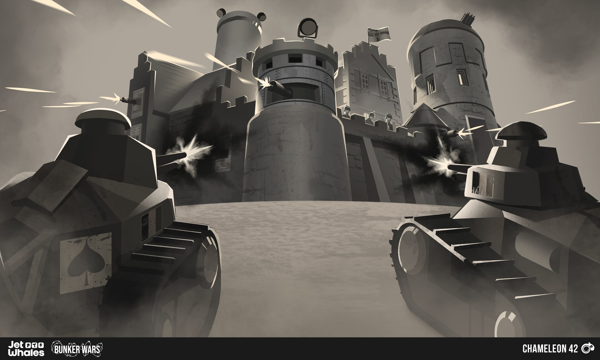 Chameleon 42 - Bunker Wars | Animation Art