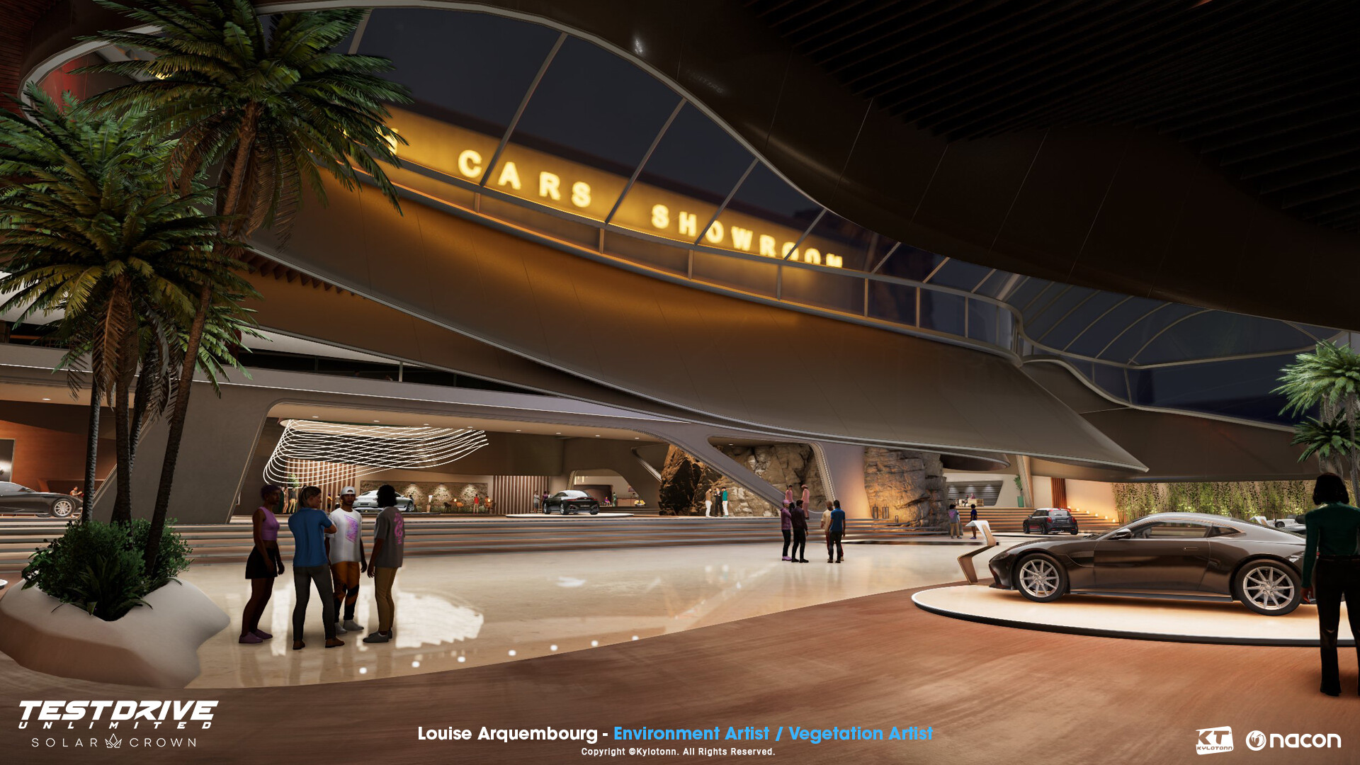 Louise Arquembourg - Test Drive Unlimited Solar Crown - Car Dealer ...