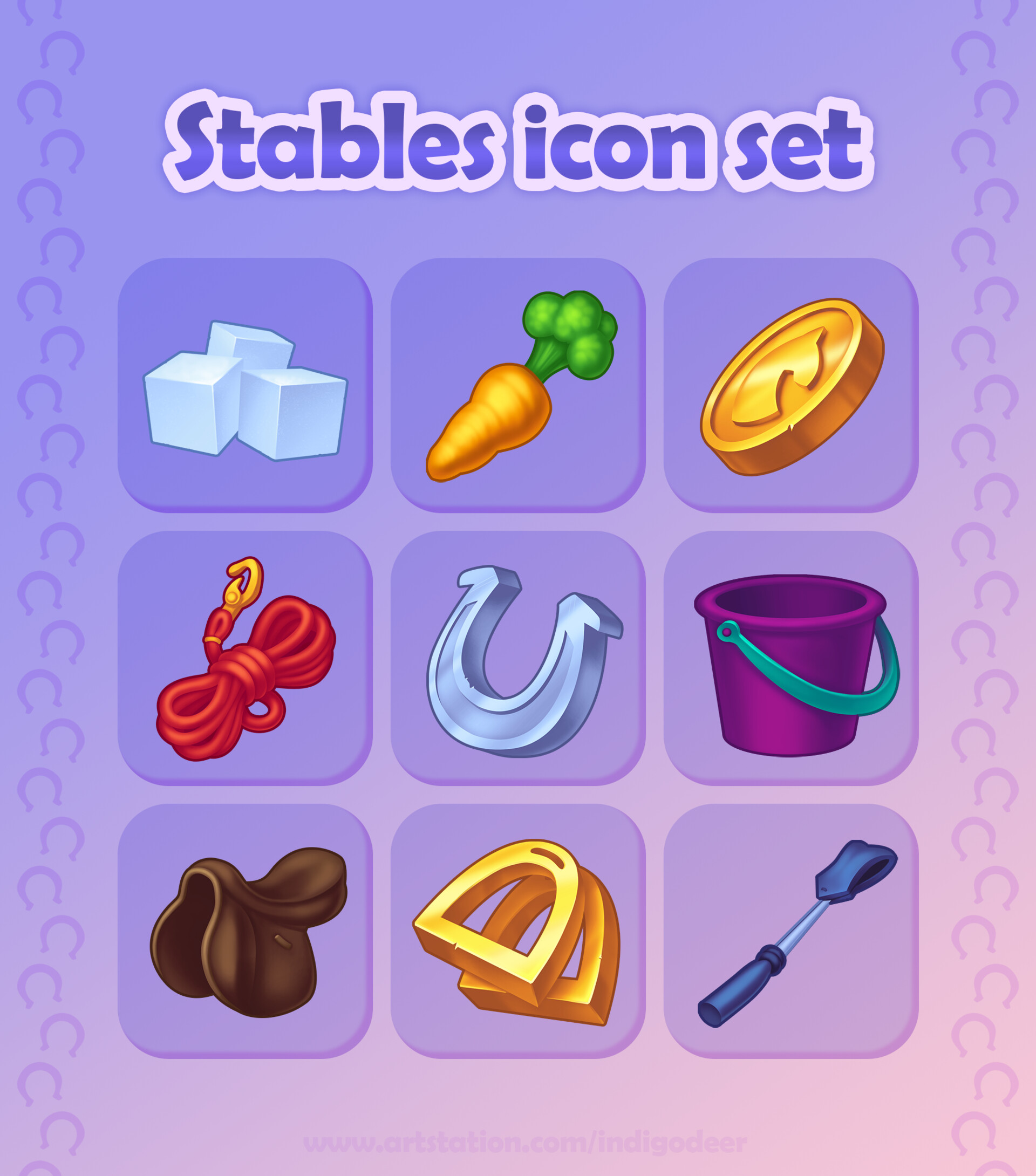 ArtStation - Stables icon set