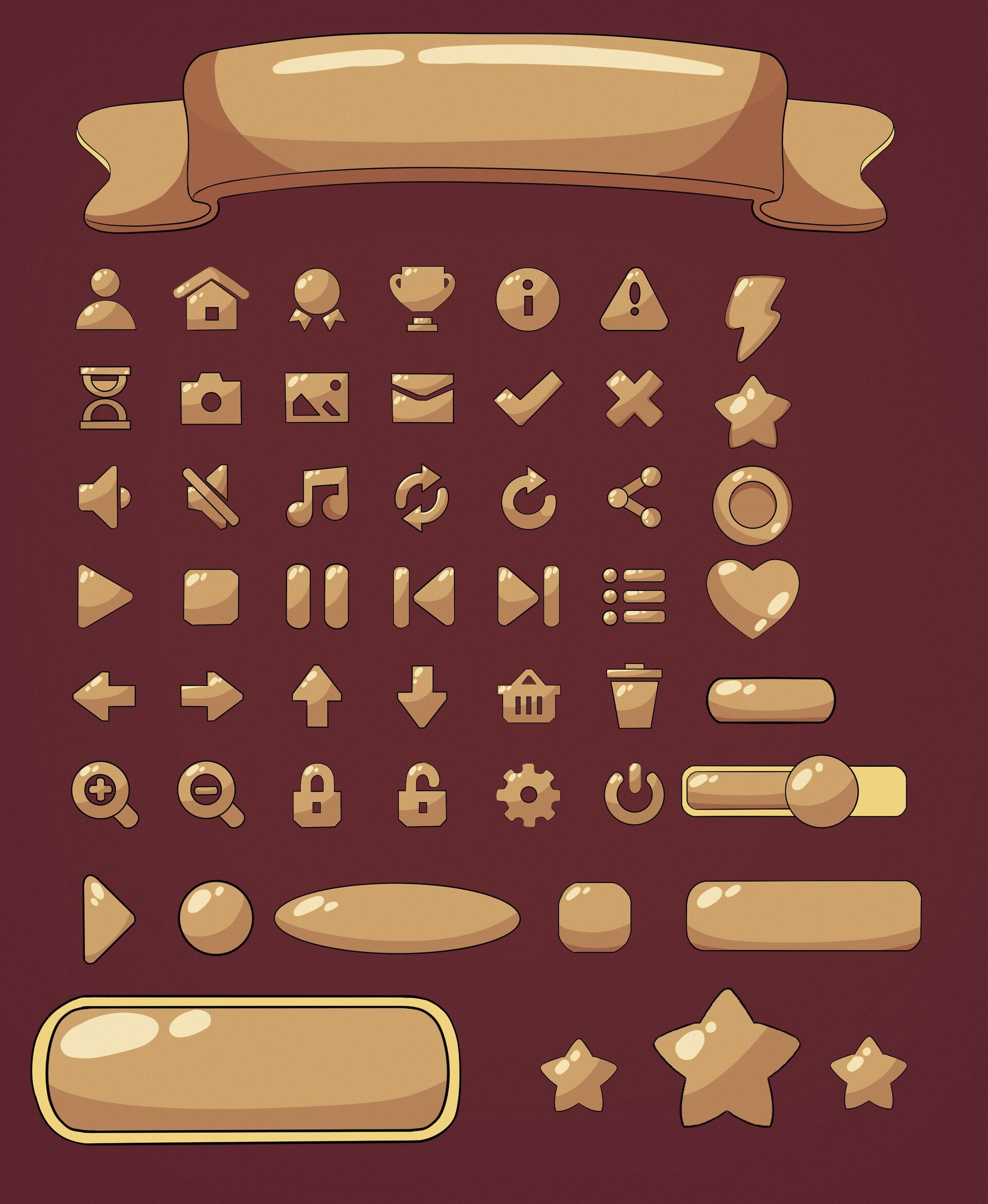 ArtStation - Buttons asset