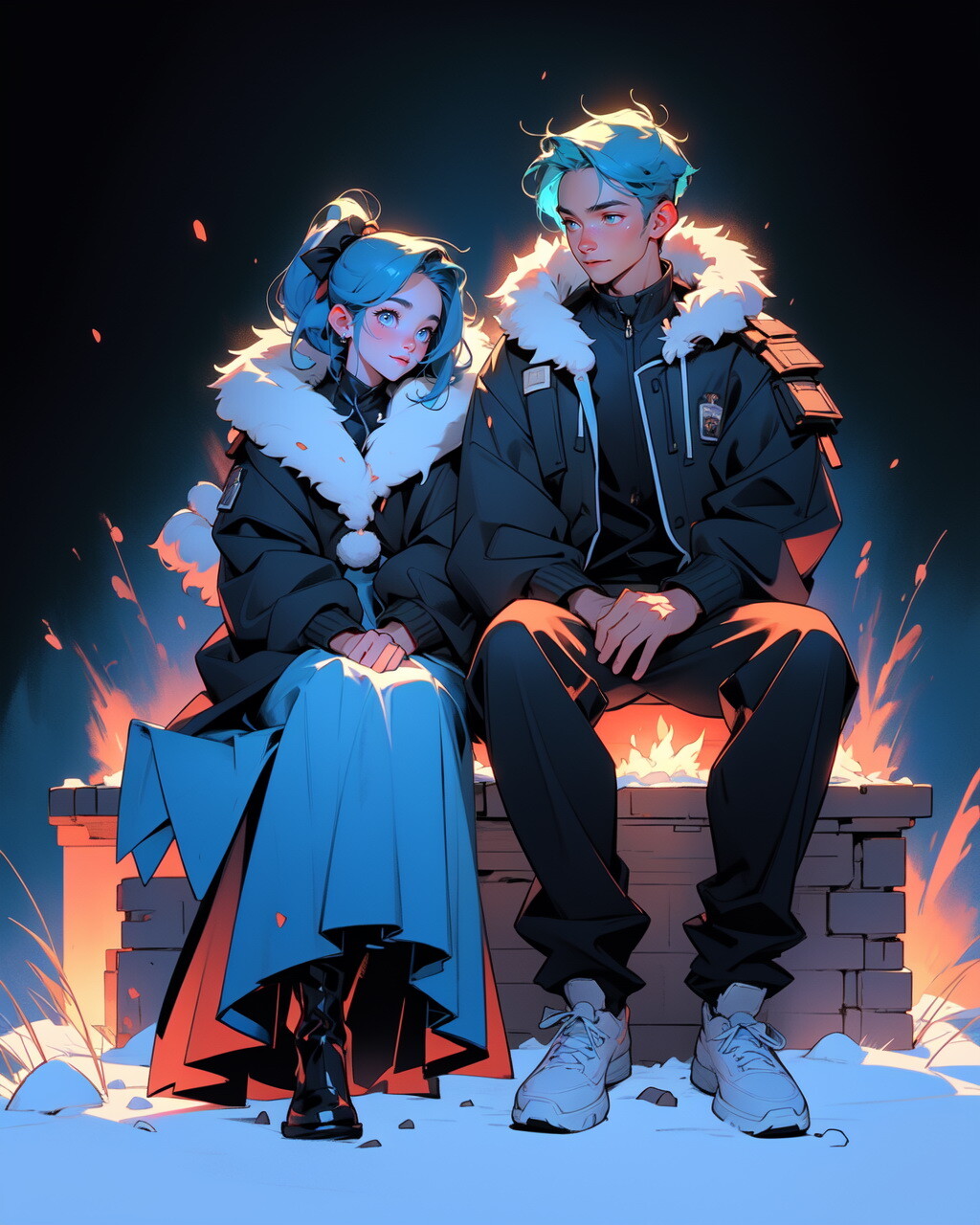 4K Anime Reference Art for Artists and Enthusiasts - 390 Anime Couple ...