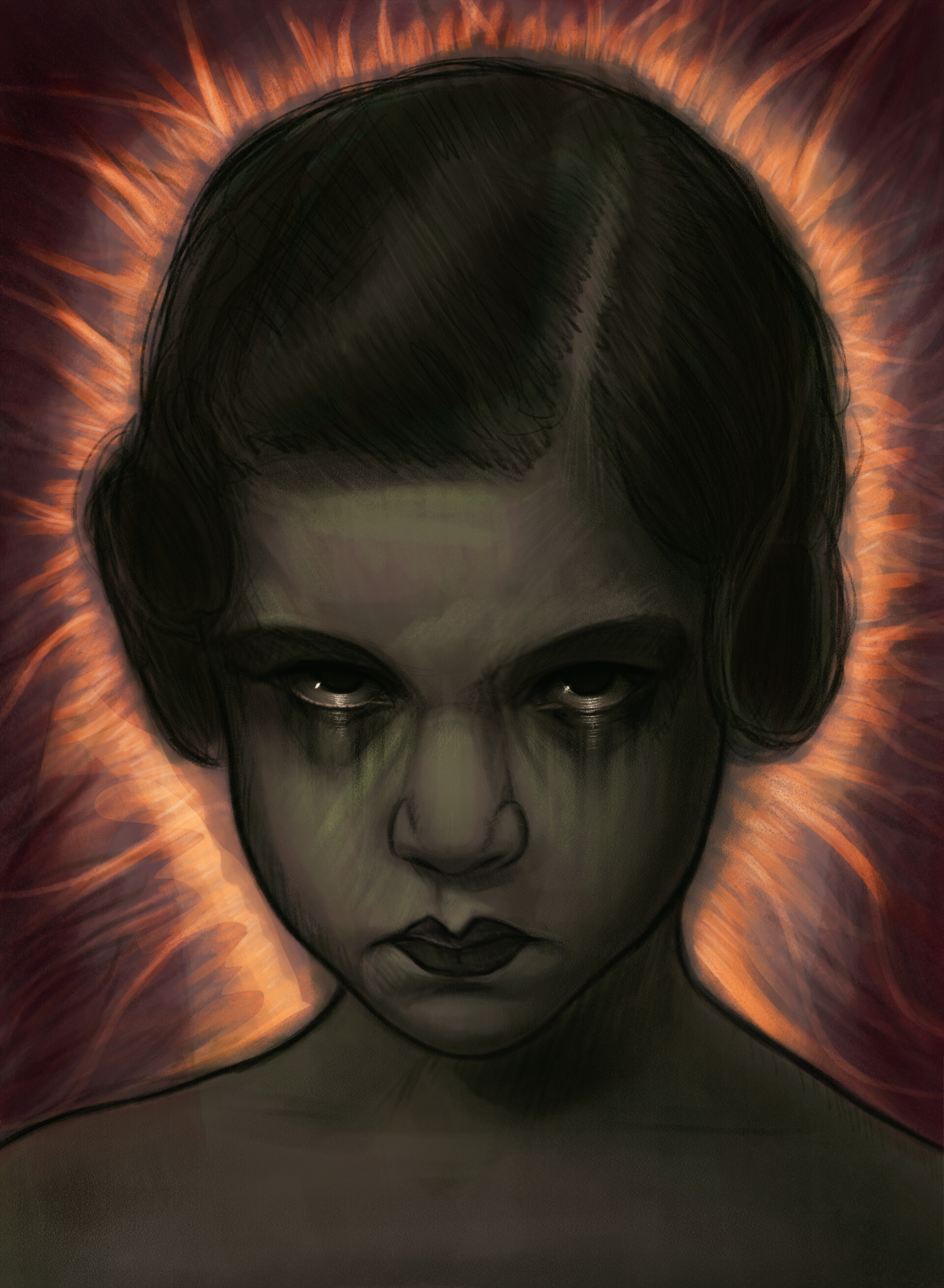 ArtStation - "Fear" - Original Digital Artwork