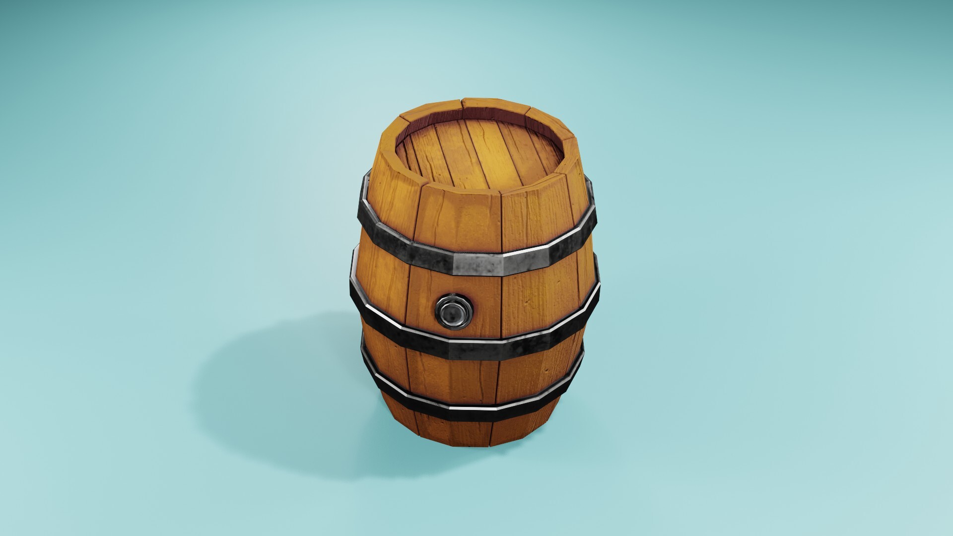 ArtStation - Stylized Barrel