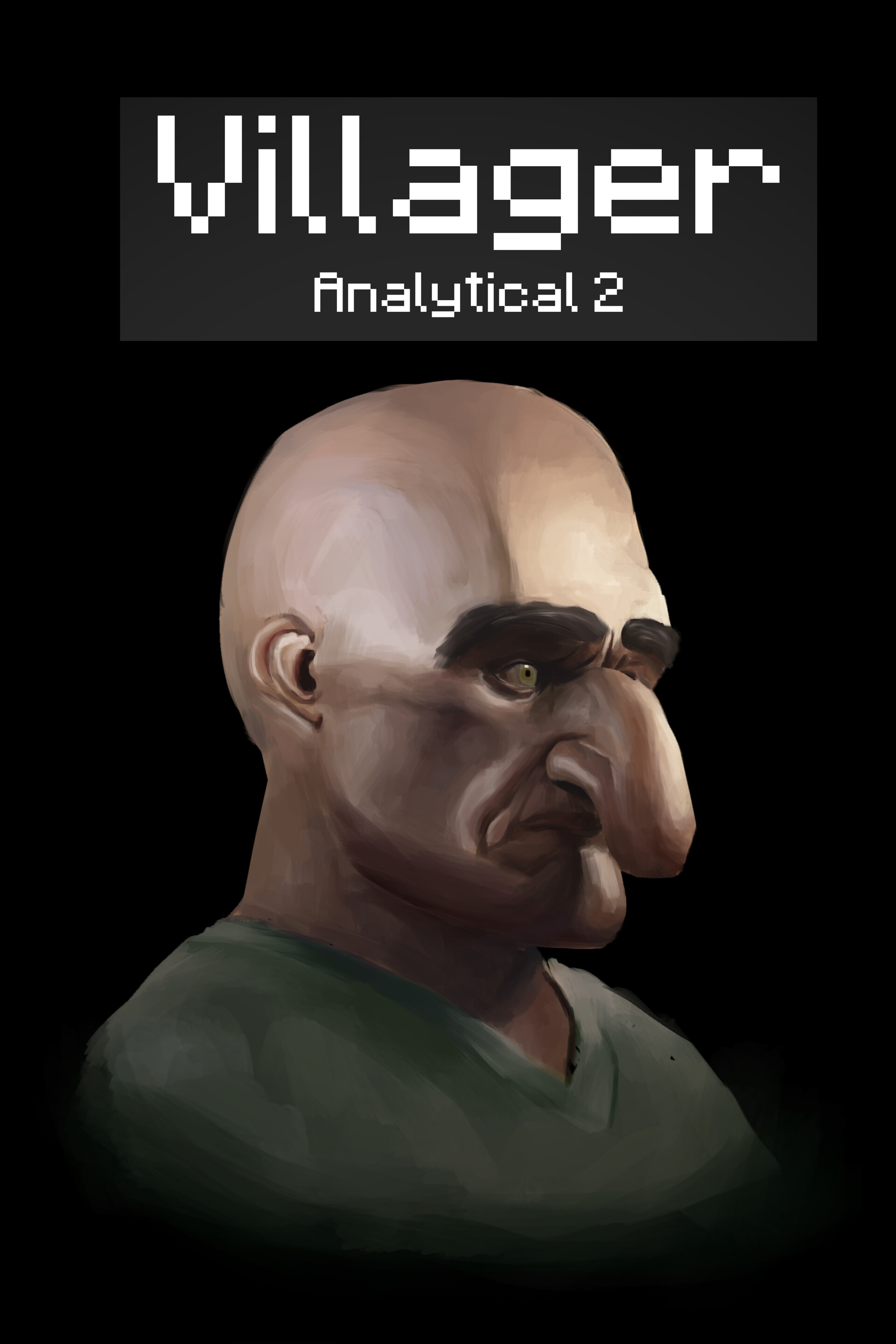 ArtStation - Minecraft Villager Digital 2D Artwork