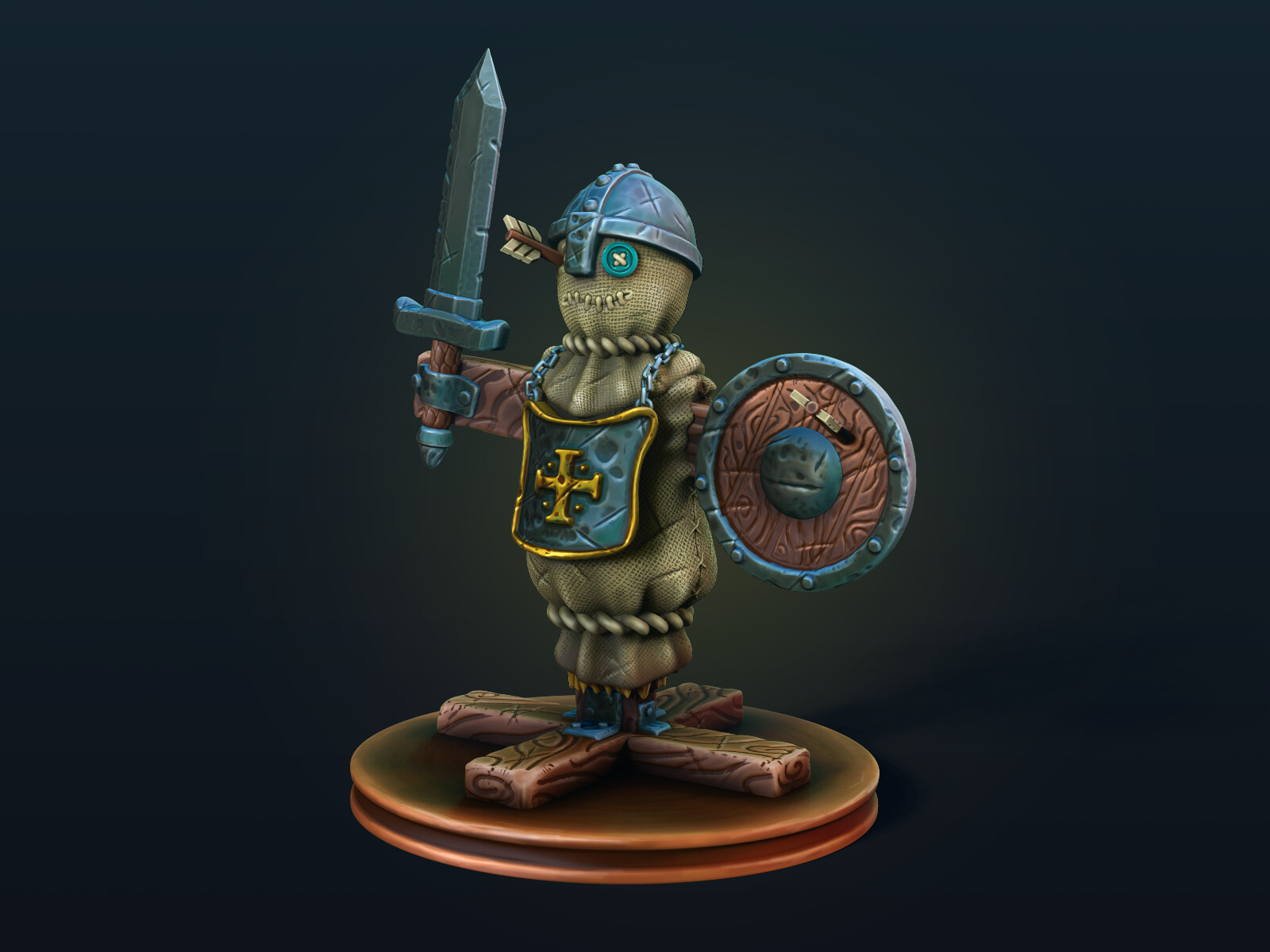 Artemy - Brave Medieval Training Dummy