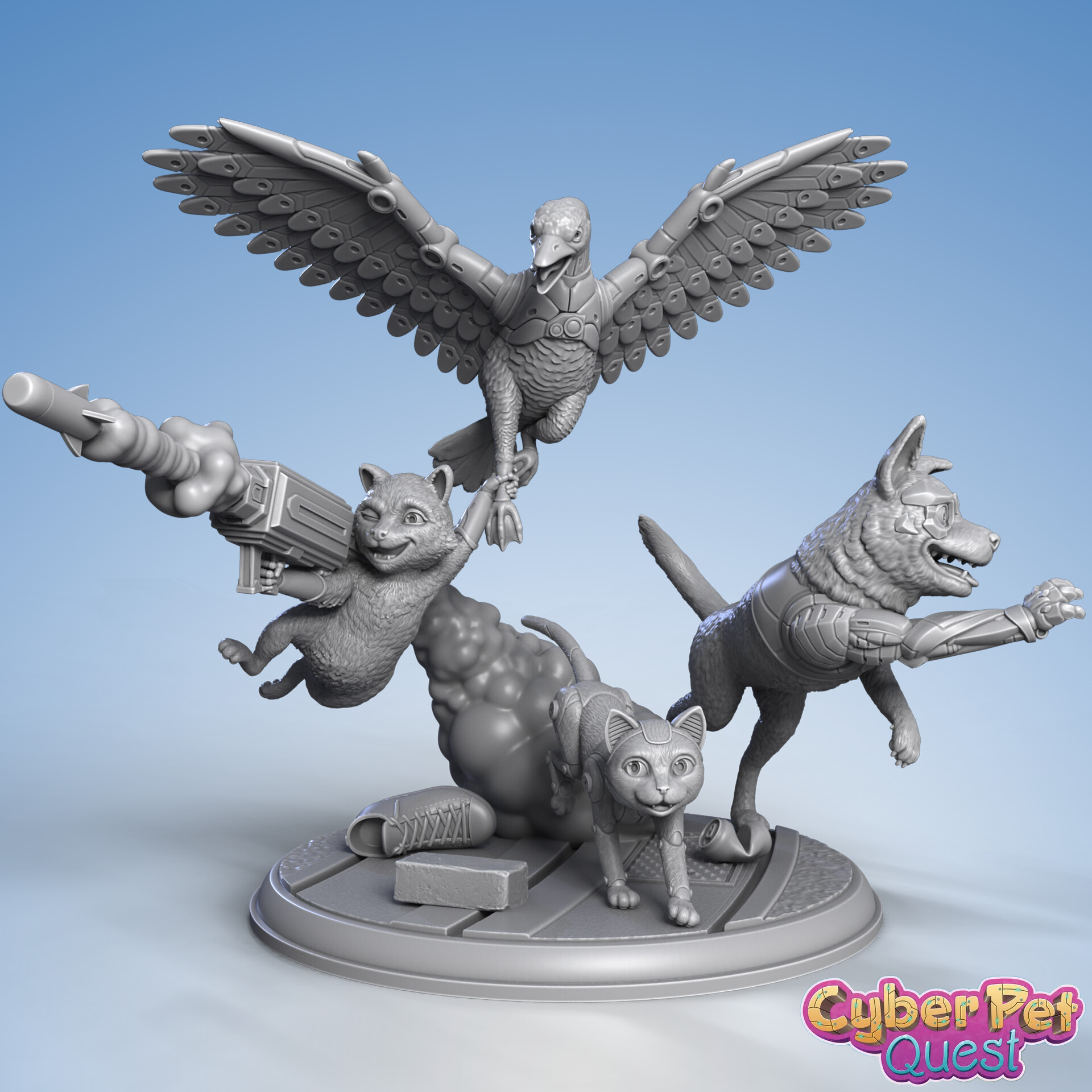 ArtStation - Cyber Pet Quest