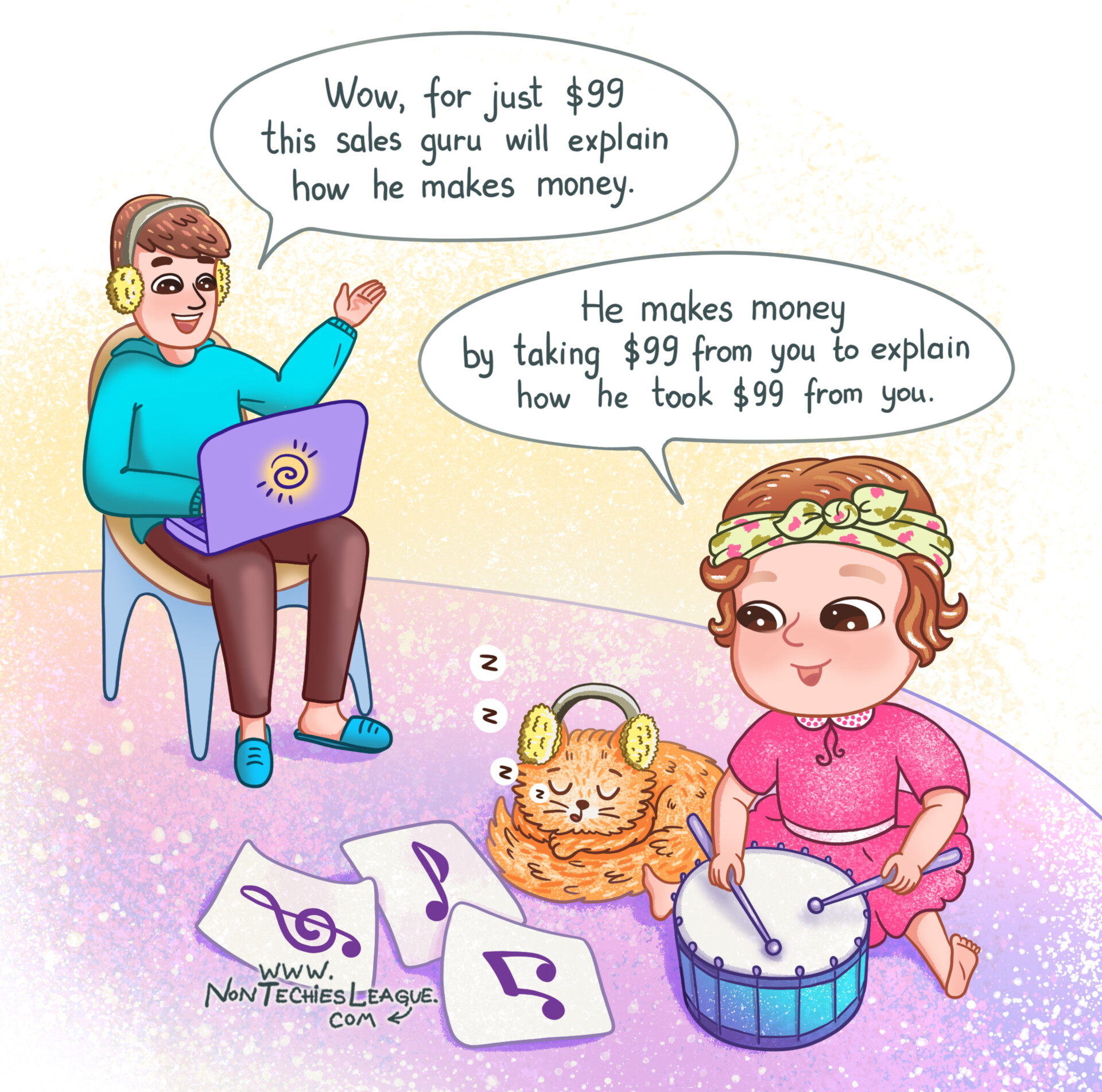 ArtStation - Funny comic about a family