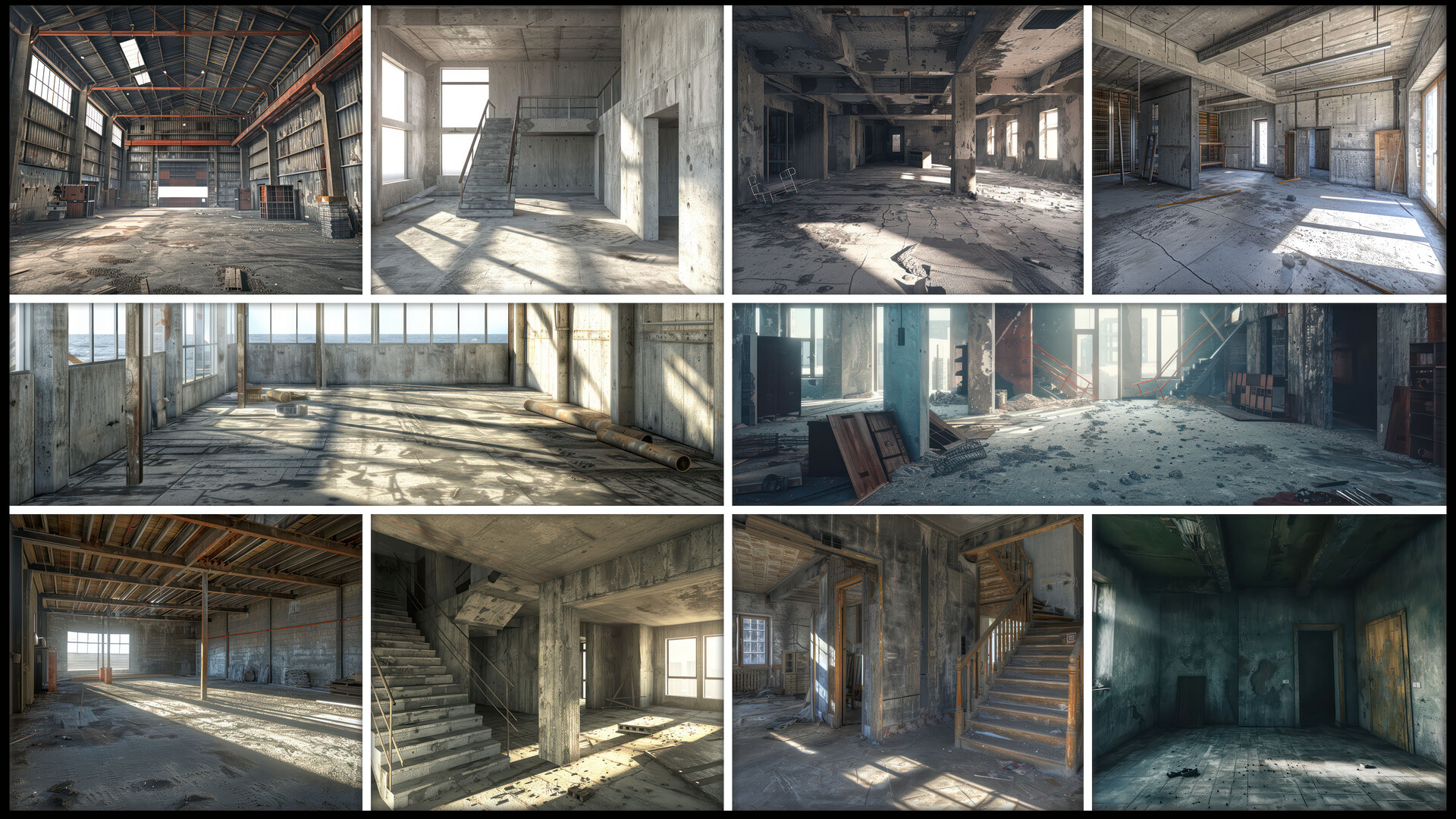 Ferial Concept - 🔹250 Abandoned Semi Constructed Building - Environment ...