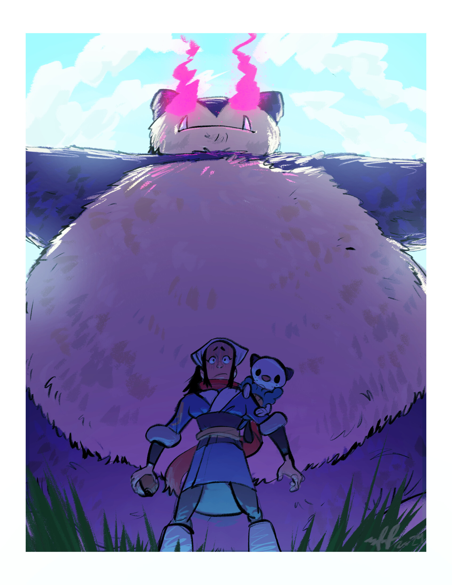 ArtStation - Alpha Snorlax - Pokemon Legends: Arceus