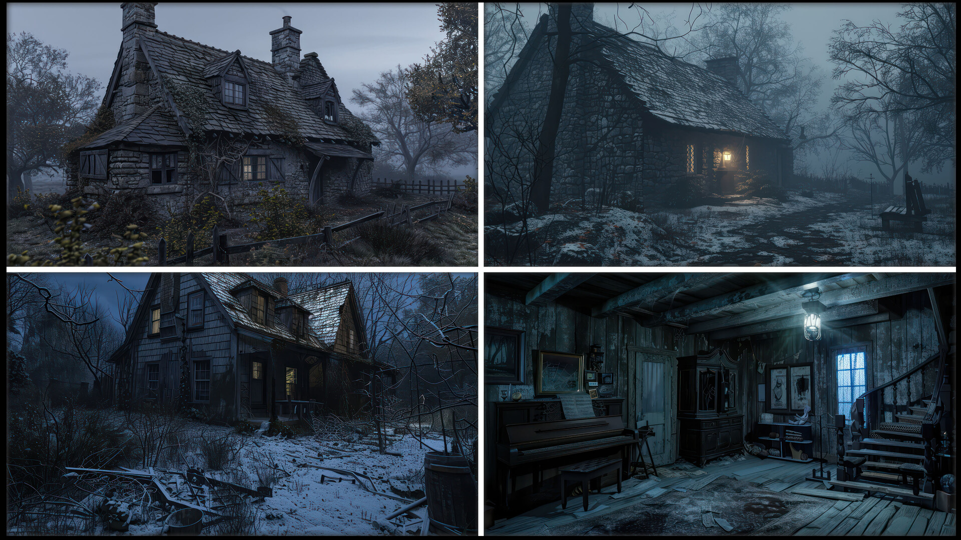 Ferial Concept - 🔹210 Haunted Cottage - Environment Concept Reference ...