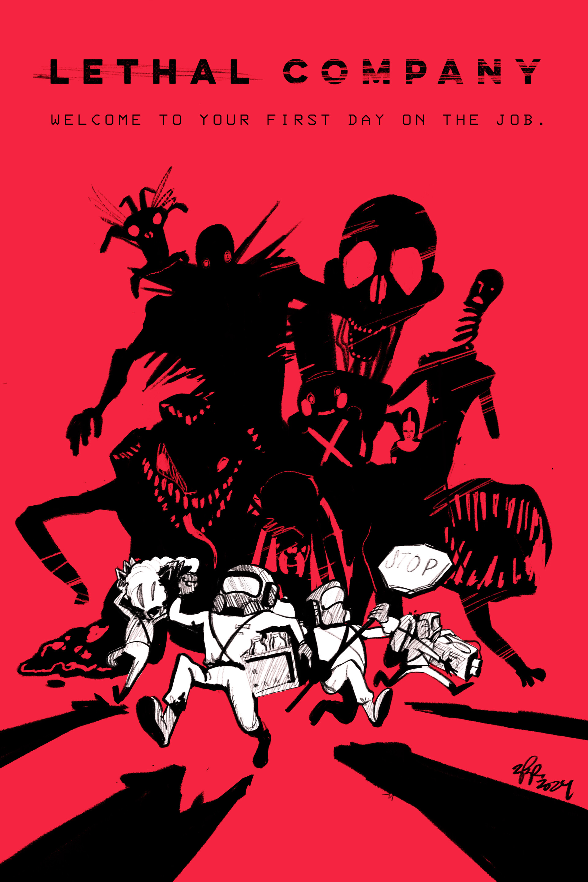 ArtStation - Lethal Company Poster