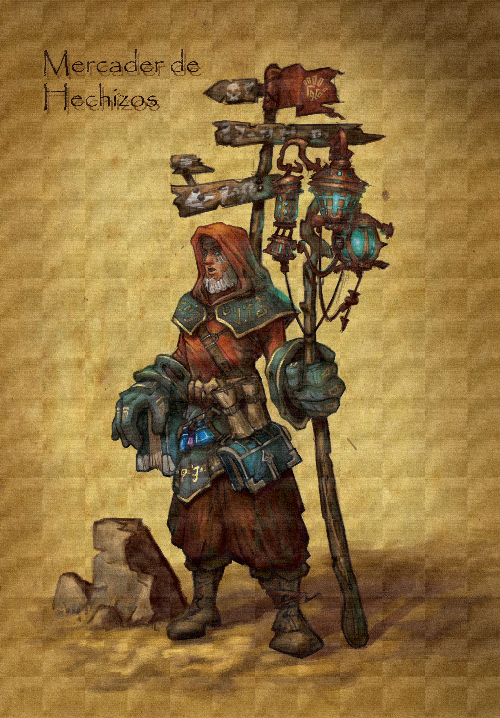 ArtStation - Spell Merchant - Runademon