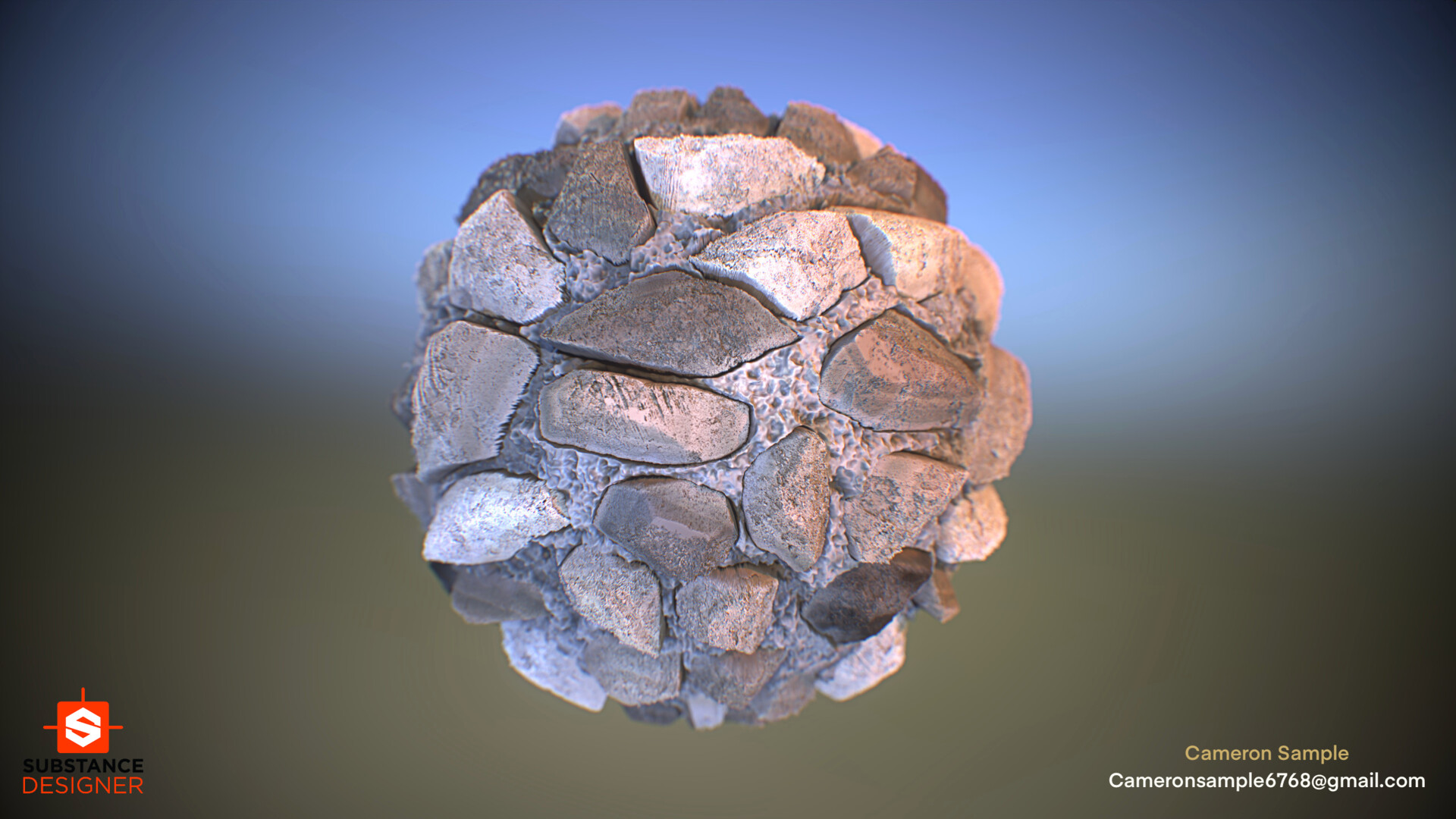 Cameron Sample - Stone Wall Material