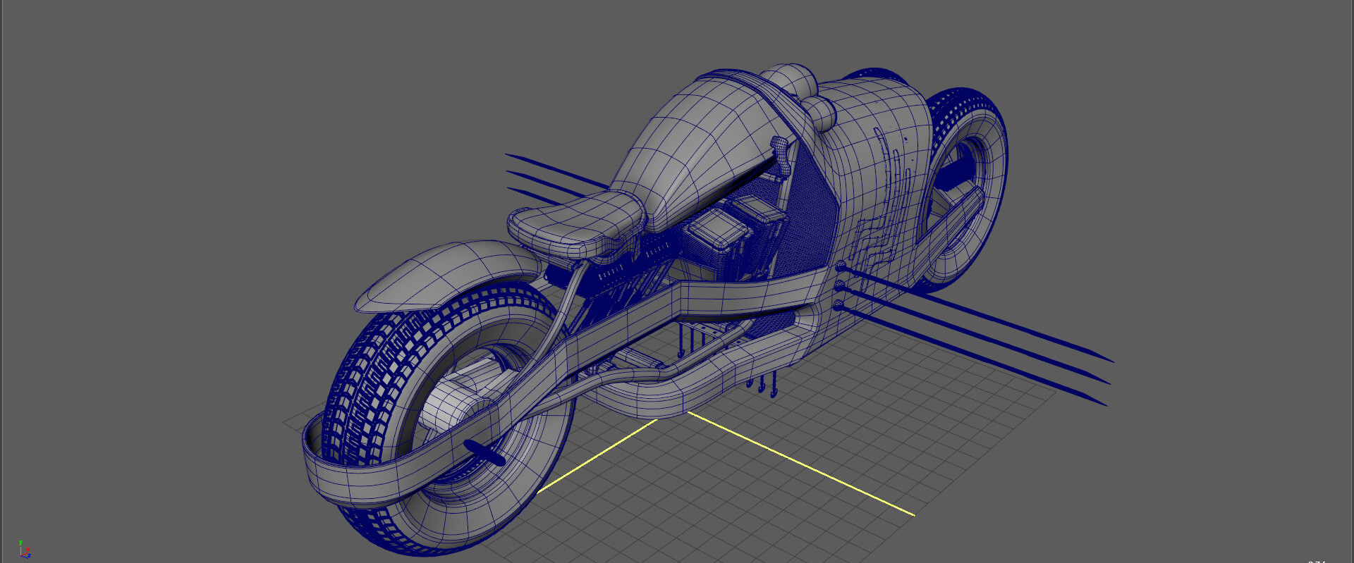 ArtStation - A post-apocalyptic bike with mixed styles of futuristic ...