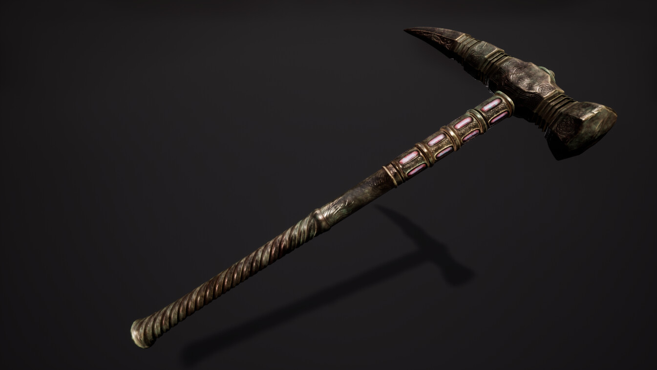 ArtStation - Ornate Fantasy War Hammer