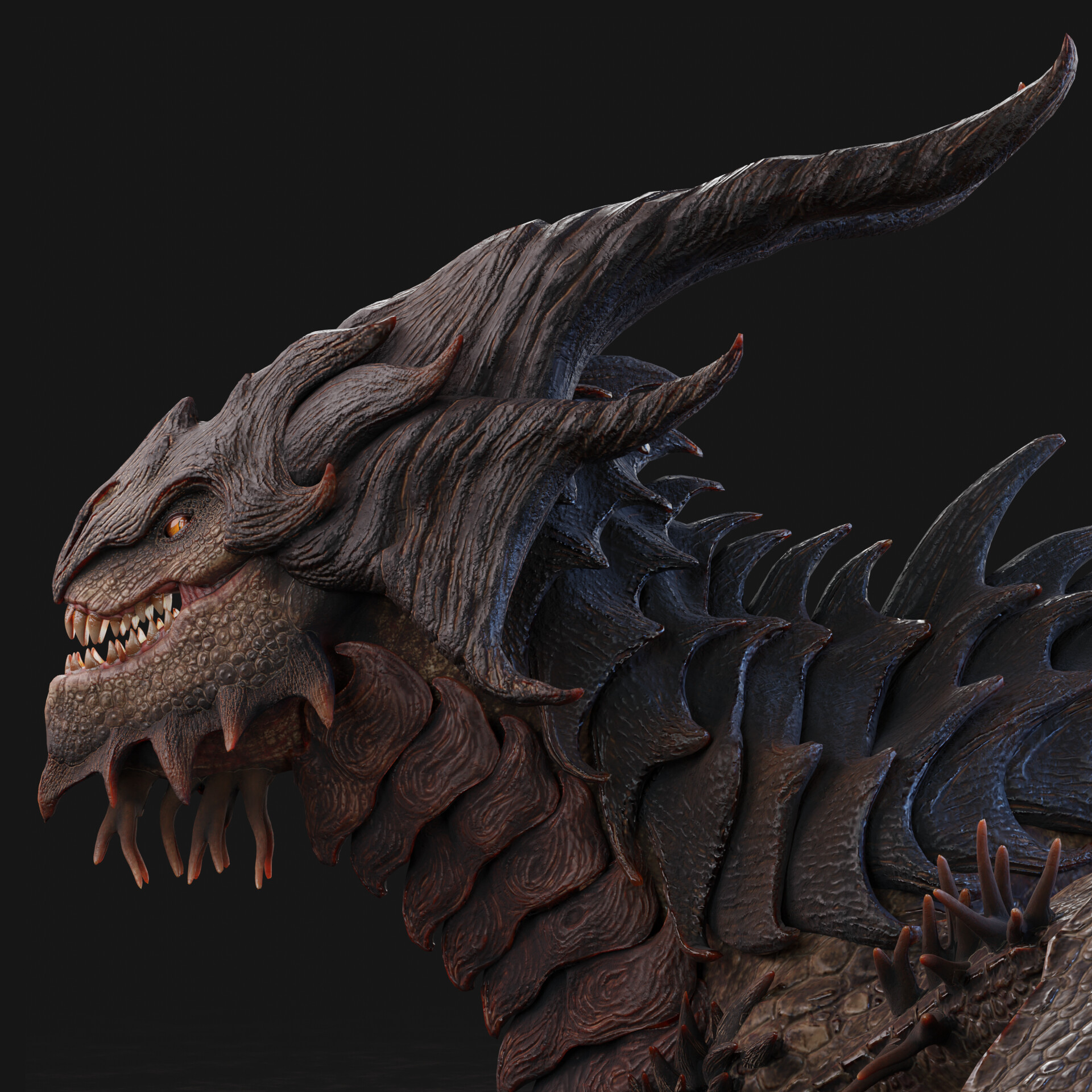 ArtStation - Armored Dragon