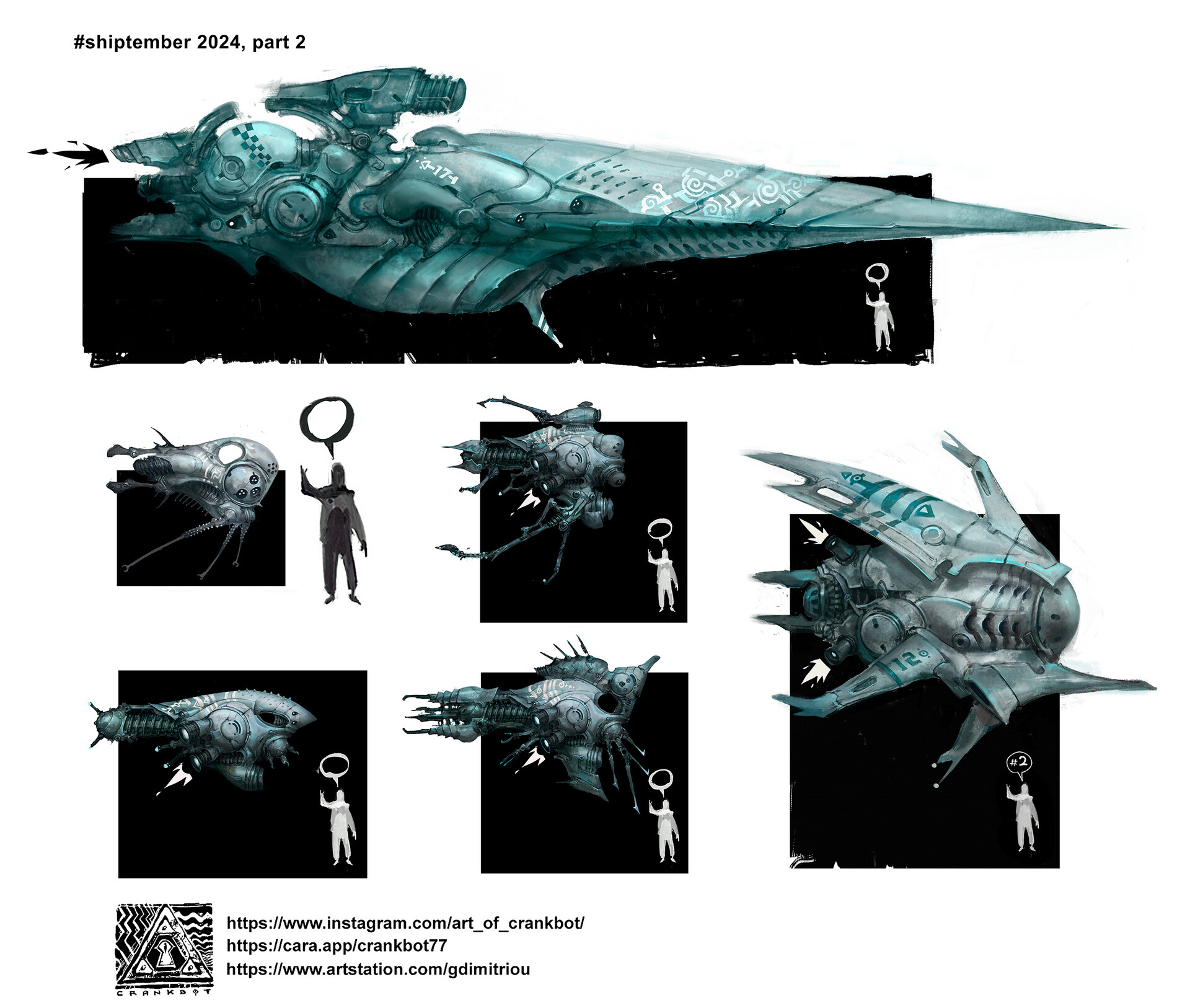 ArtStation - Shiptember 2024, 'Armada' pt. 2