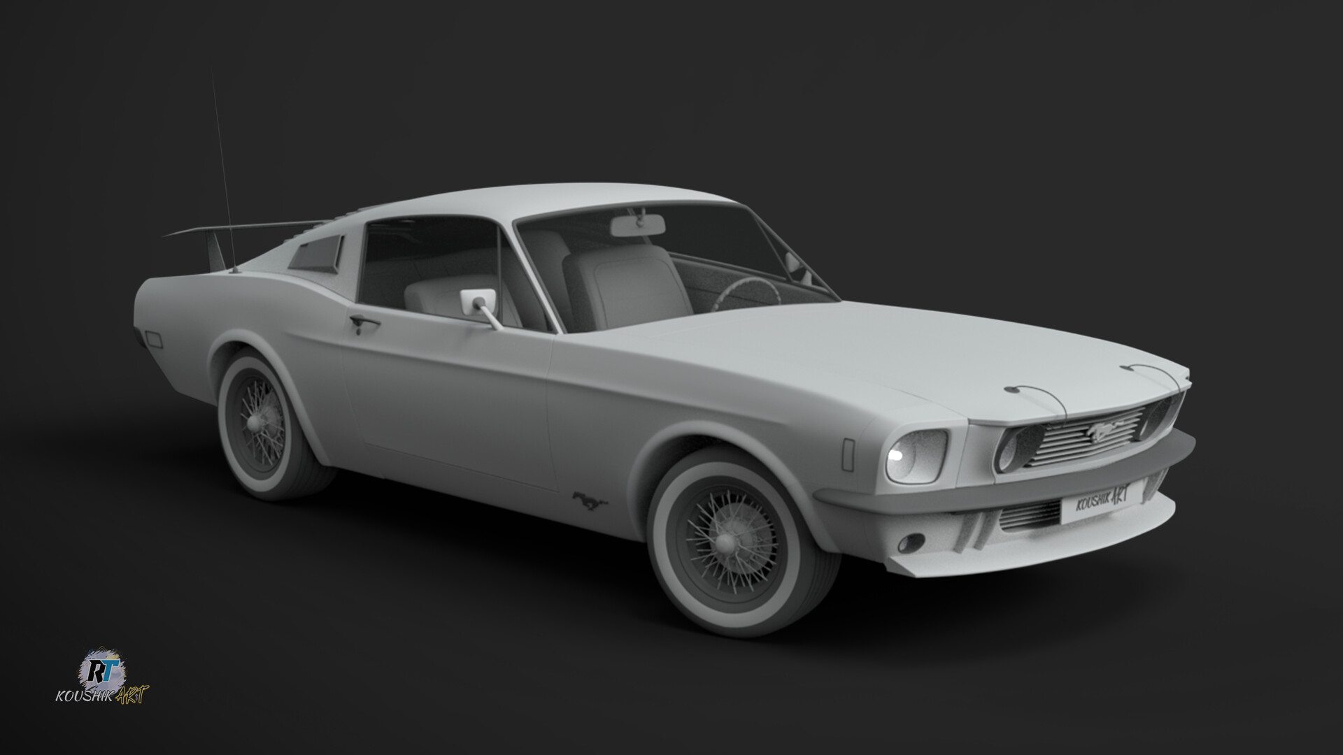 ArtStation - Ford Mustang Modified