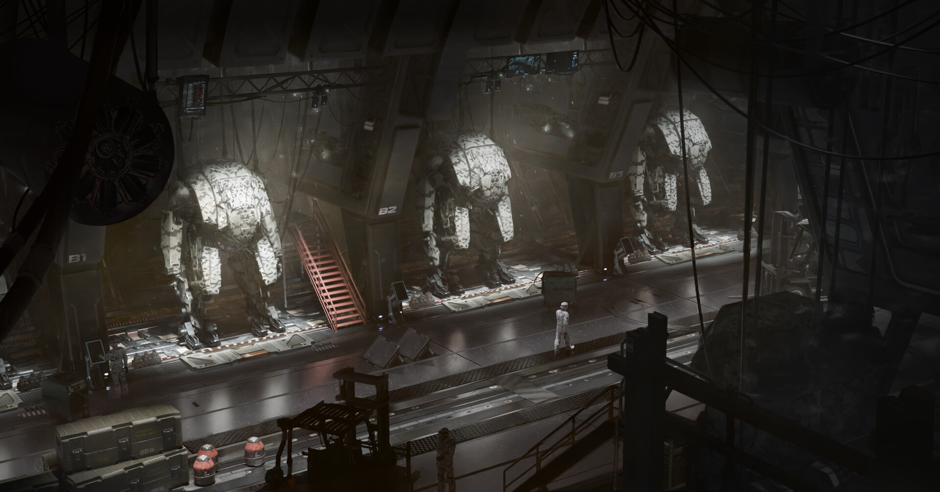 ArtStation - Military hangar