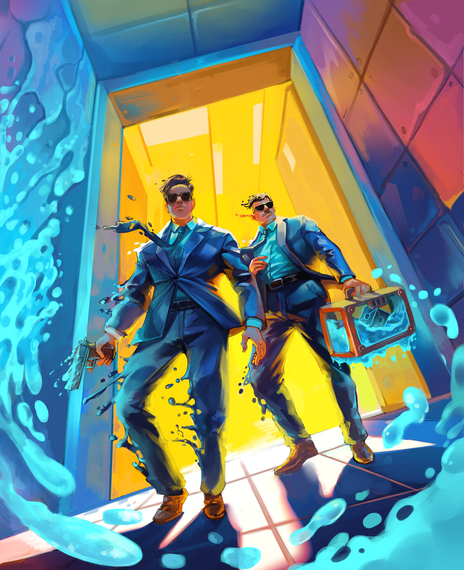 ArtStation - Quantum Key Heist