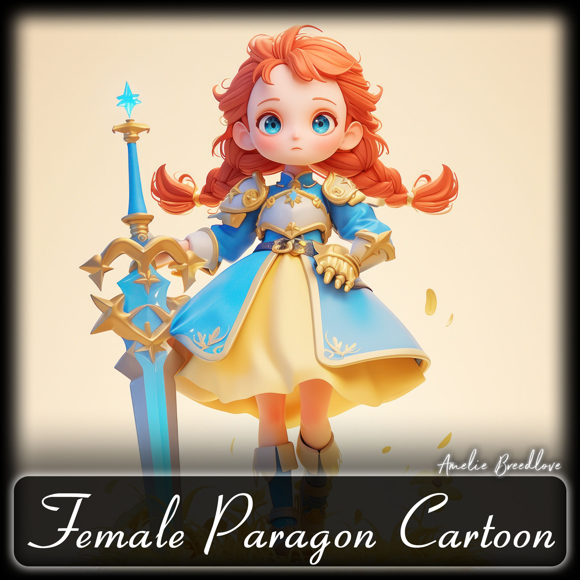 ArtStation - 200 Female Paragon Cartoon (Full Body) Reference Pack | 4K ...