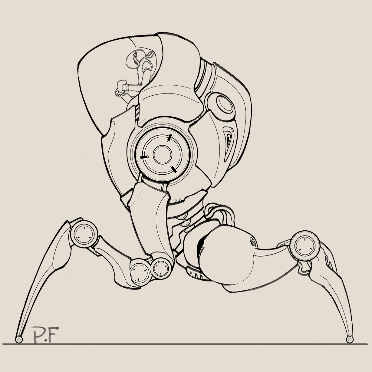 ArtStation - Mech walker 01