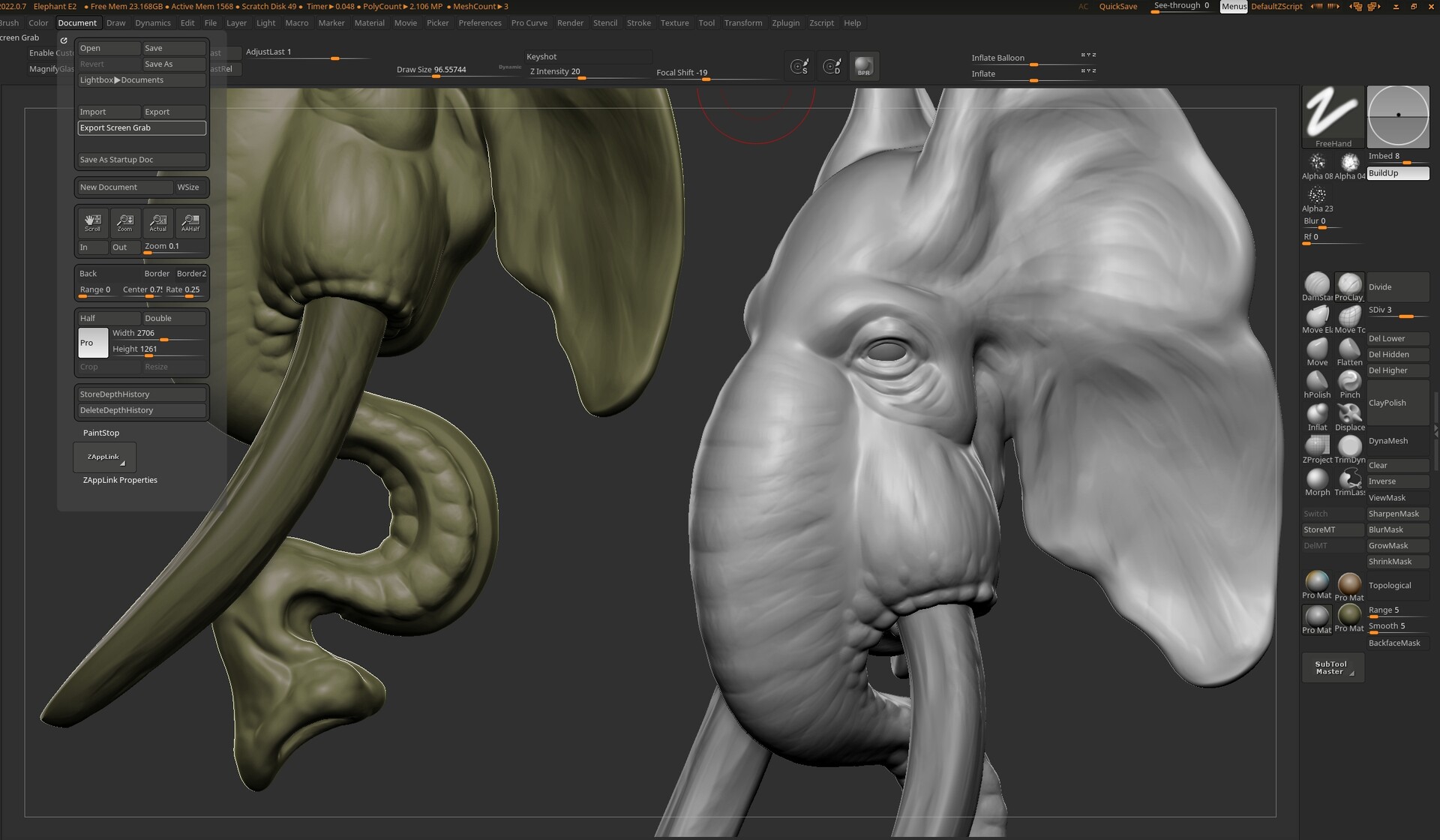 ArtStation - ZBrush - War Tusk (OC) - Progress!