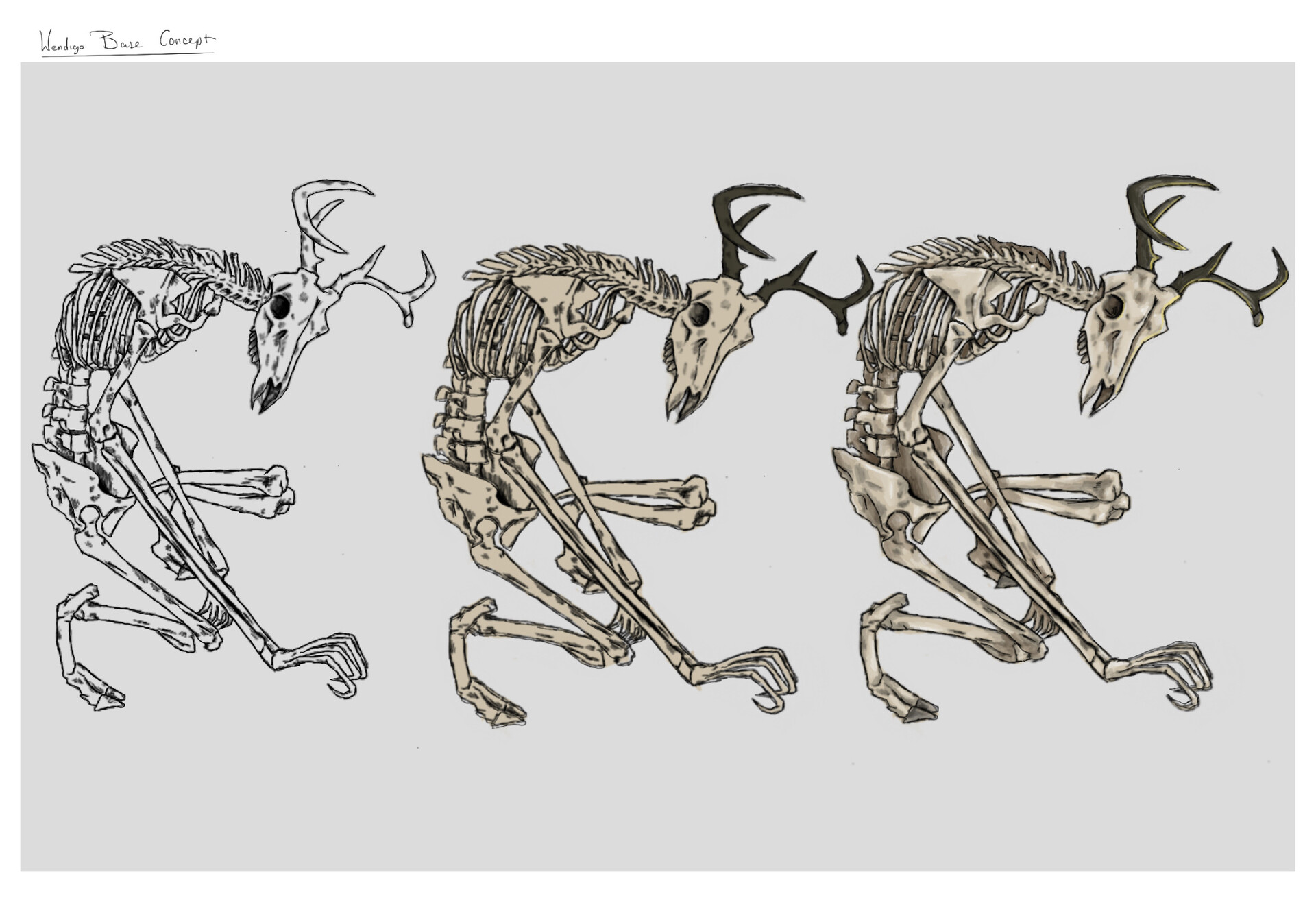 ArtStation - Wendigo Concept art