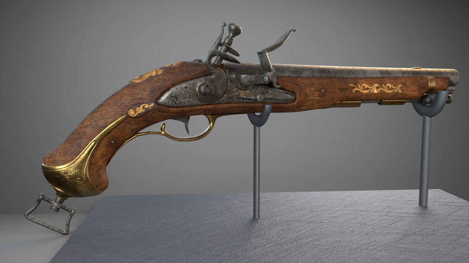 ArtStation - Flintlock Pistol