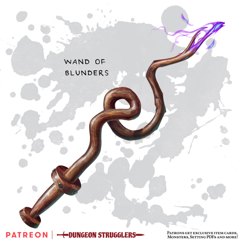 ArtStation - Wand of Blunders