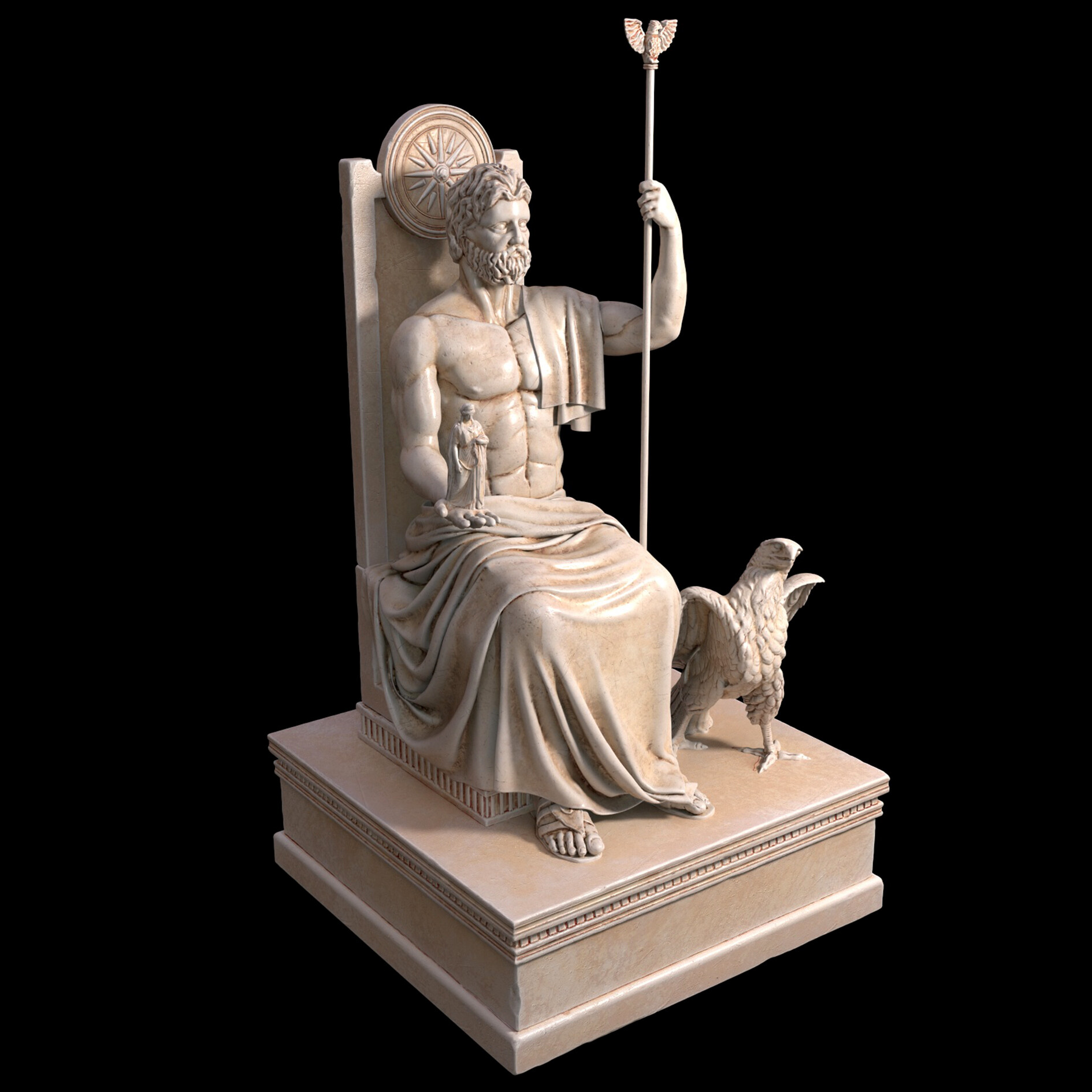 ArtStation - Statue of Zeus